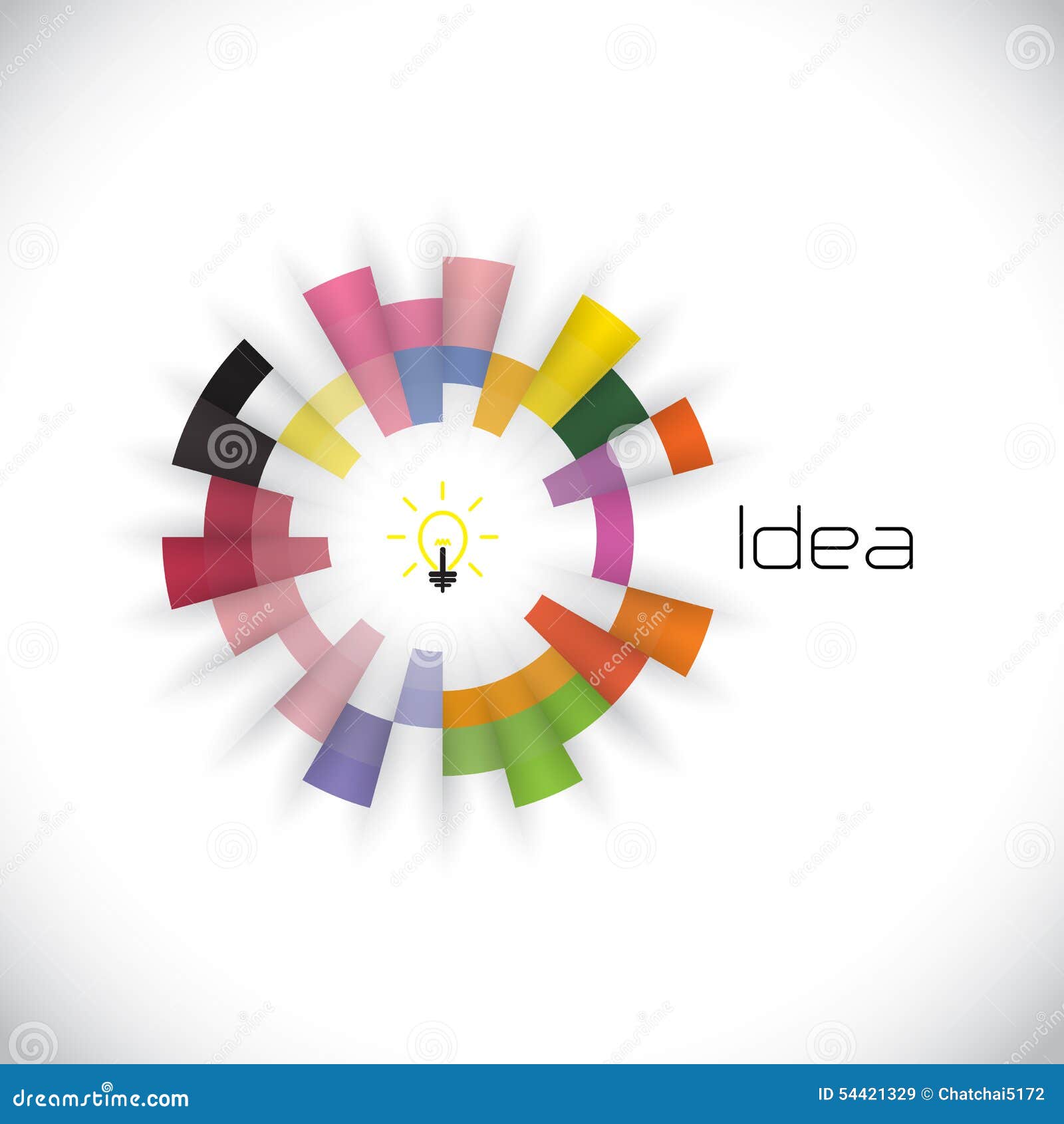 Creative Circle Abstract Vector Logo Design Template. Corporate Stock ...