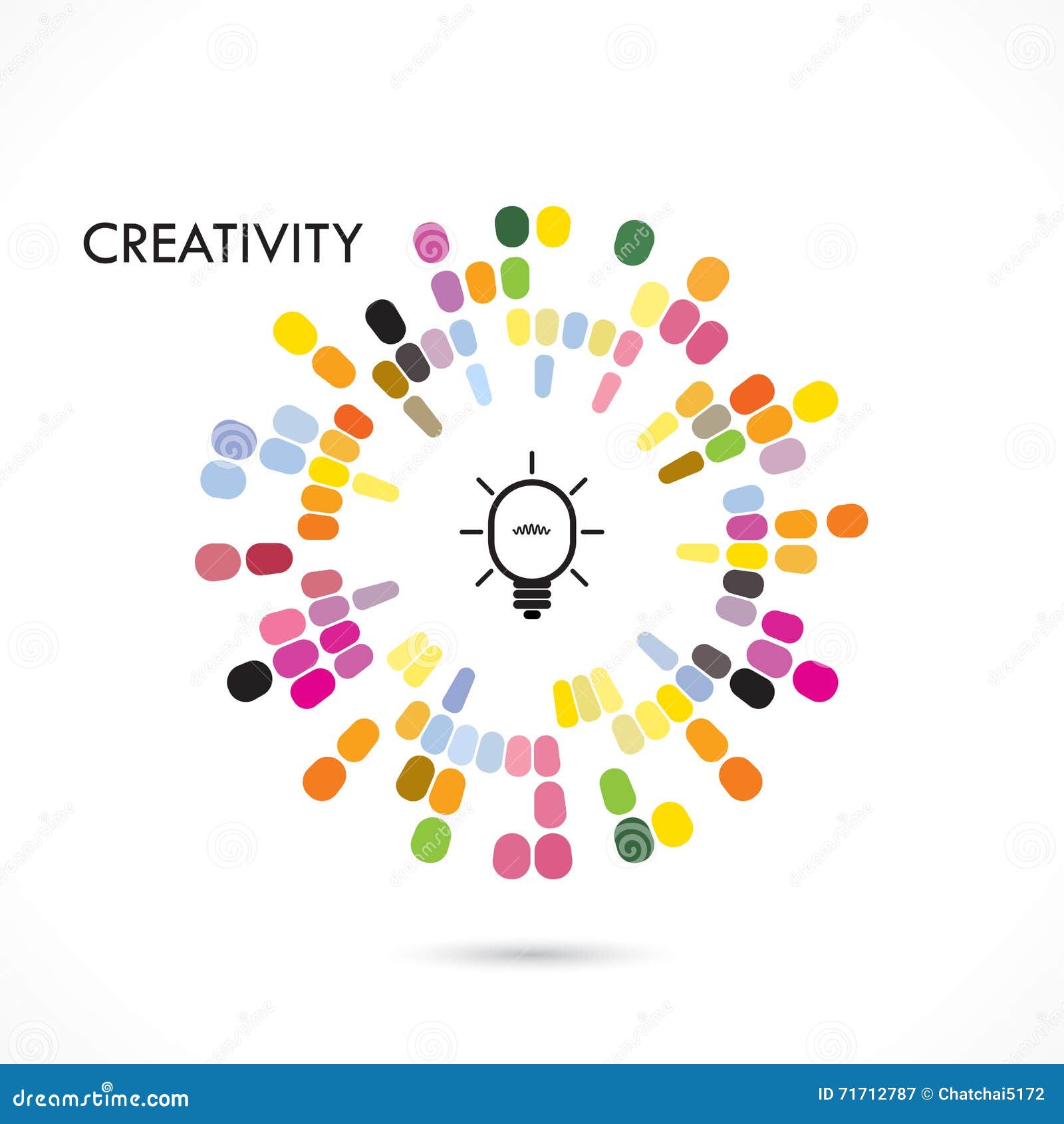 Creative Circle Abstract Vector Logo Design Template. Stock Vector ...