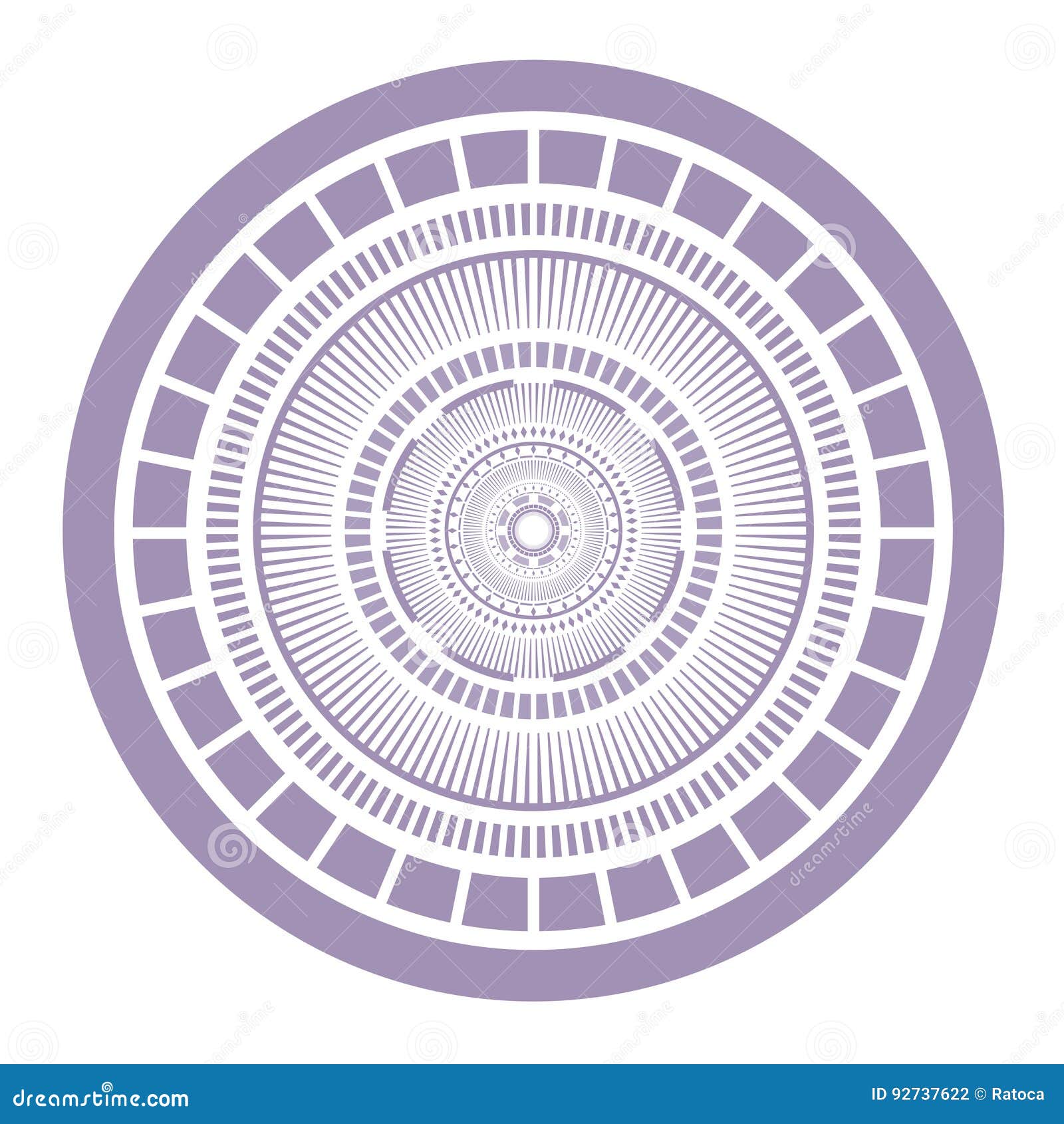 Creative circle background stock vector. Illustration of pattern - 92737622