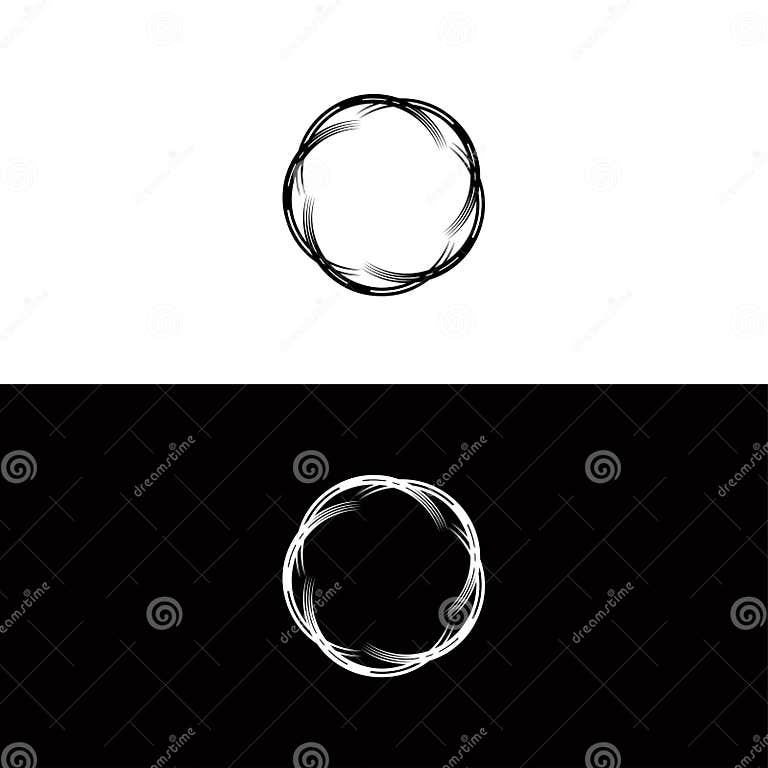 Creative Circle Ring Logo Design with Unique Concept Premium Stock ...