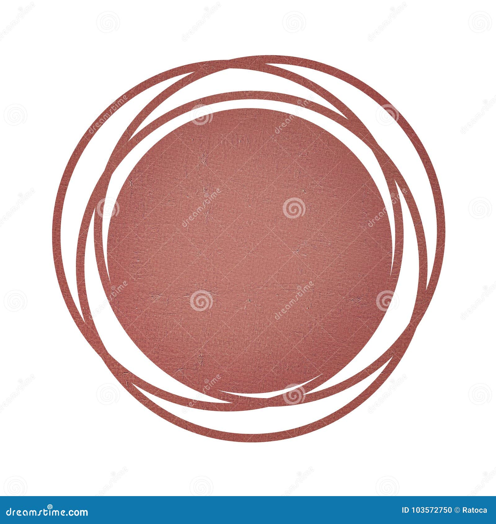 Creative circle symbol stock illustration. Illustration of orange ...