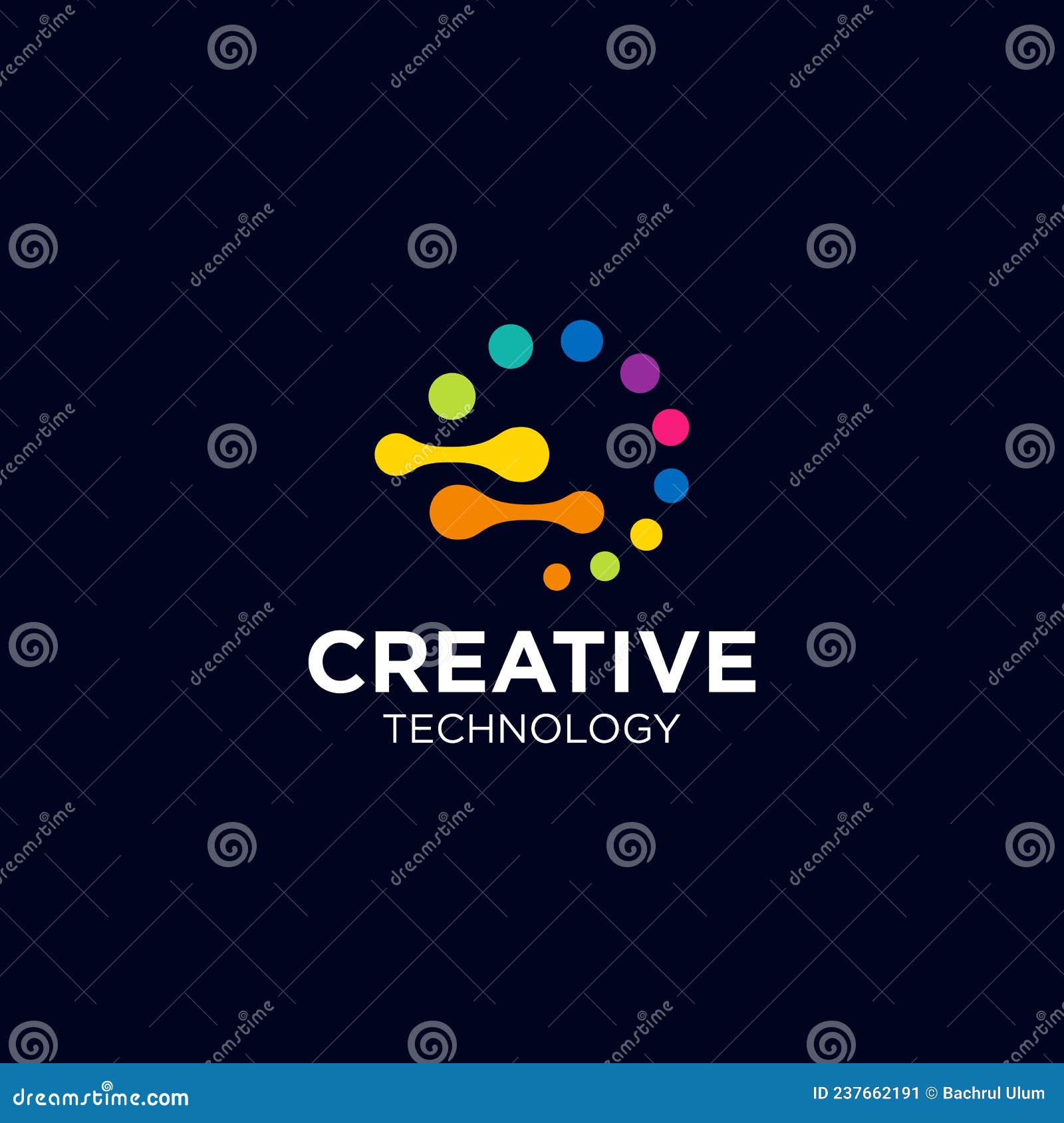 Creative Circle Tech Logo Template, Advanced Analysis Data Base Logo Symbol. Development of ...