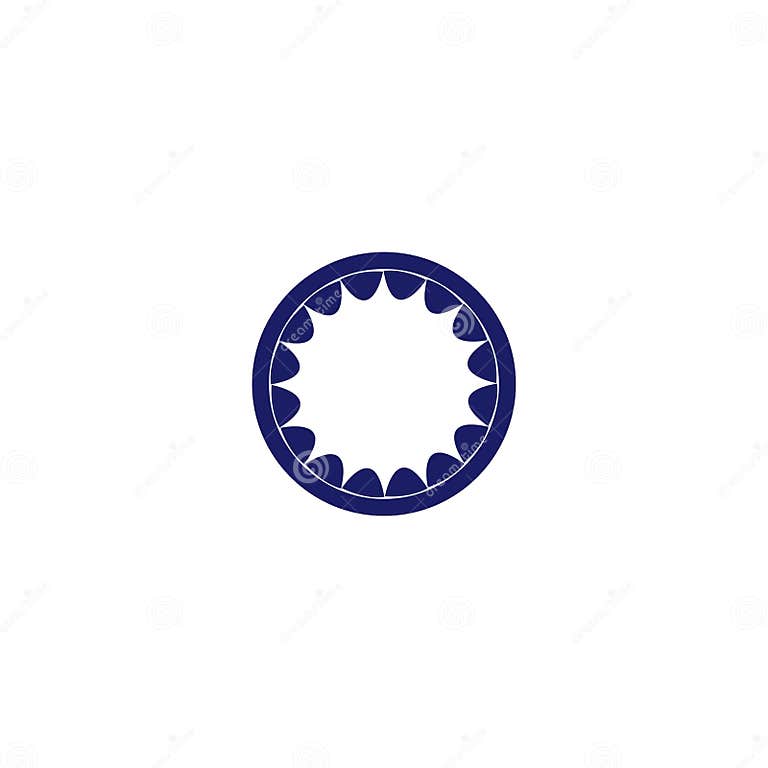 Creative Circle Vector Logo Template Stock Illustration - Illustration ...