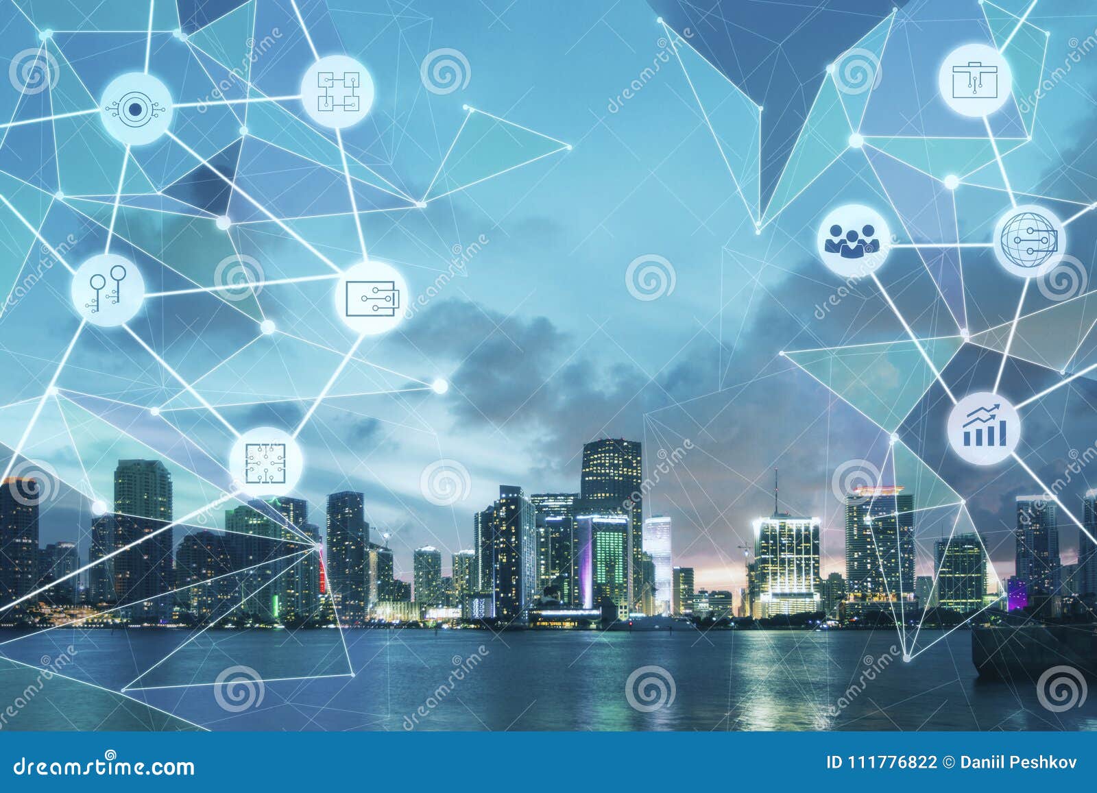 Creative Tech City Background Stock Photo - Image of business, design ...