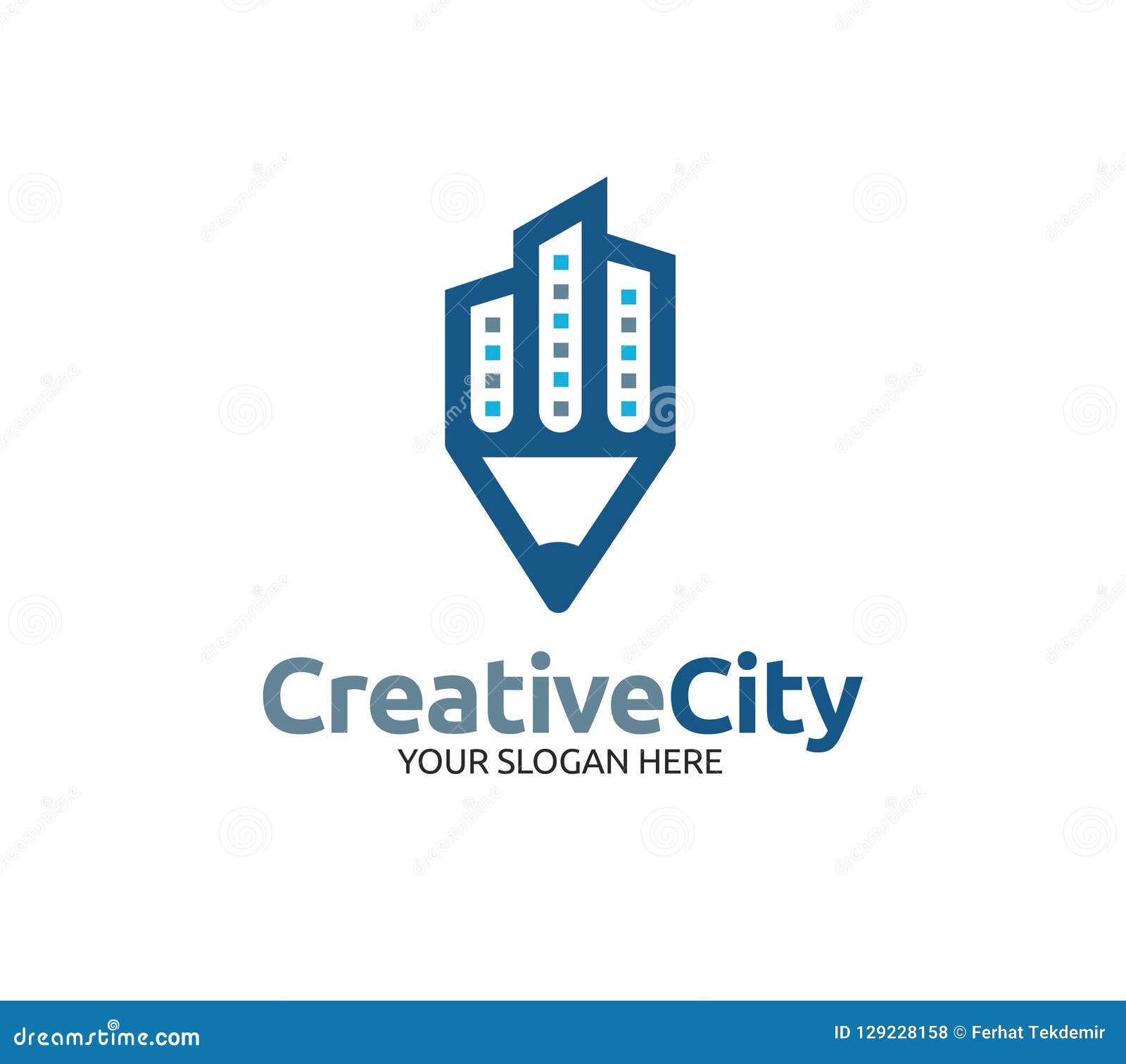 Creative City Logo Template Stock Vector - Illustration of construction ...
