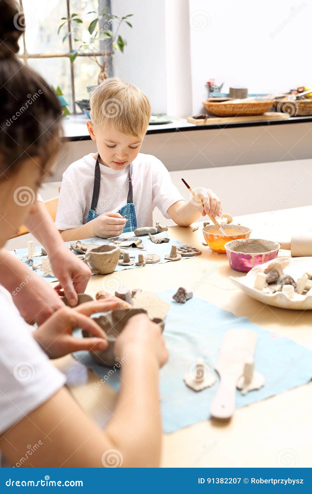 Creative Classes for Children. Stock Image - Image of arts, motor: 91382207
