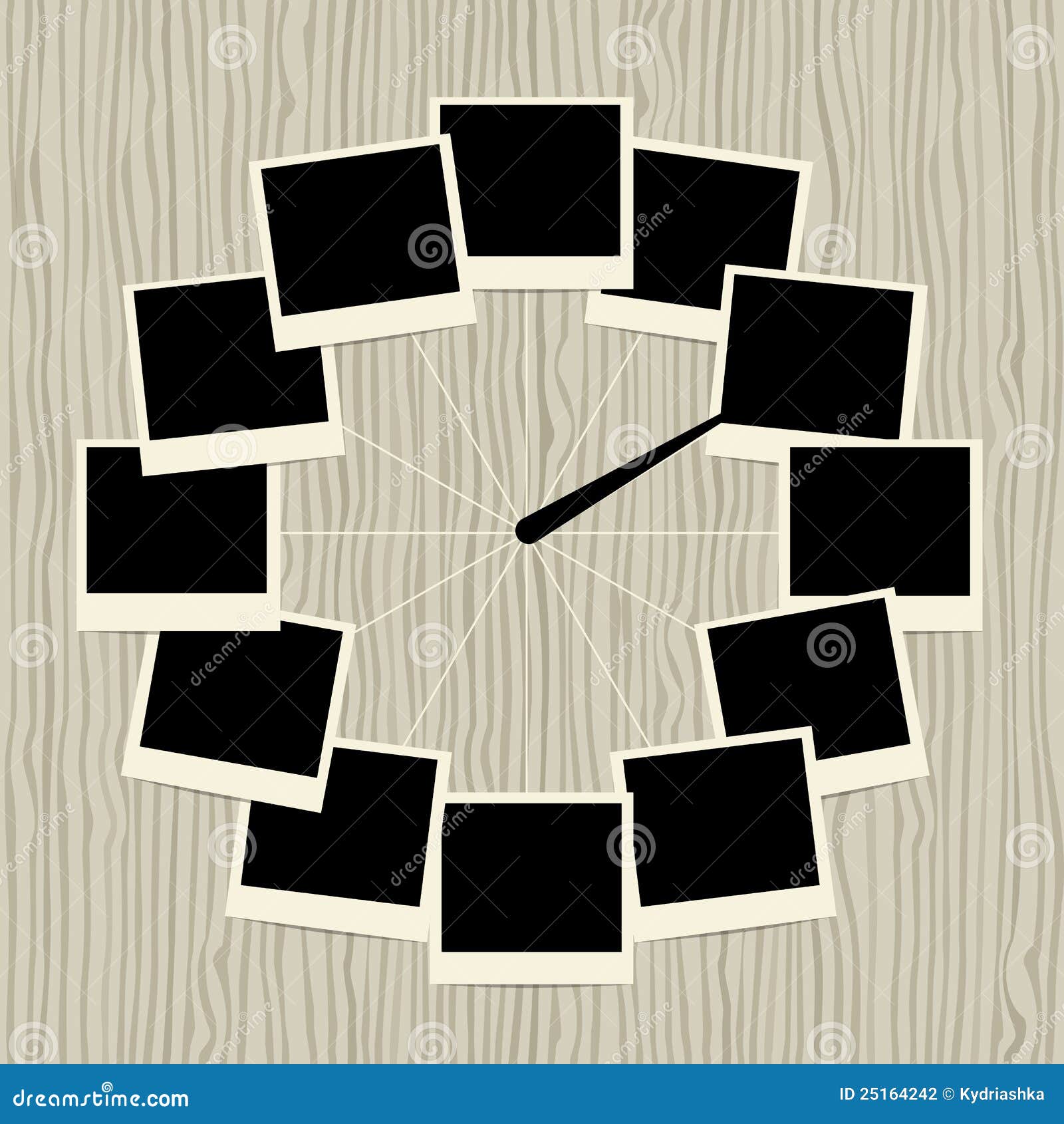 Clock Design. White Background. Time Concept, Vector Illustration ...