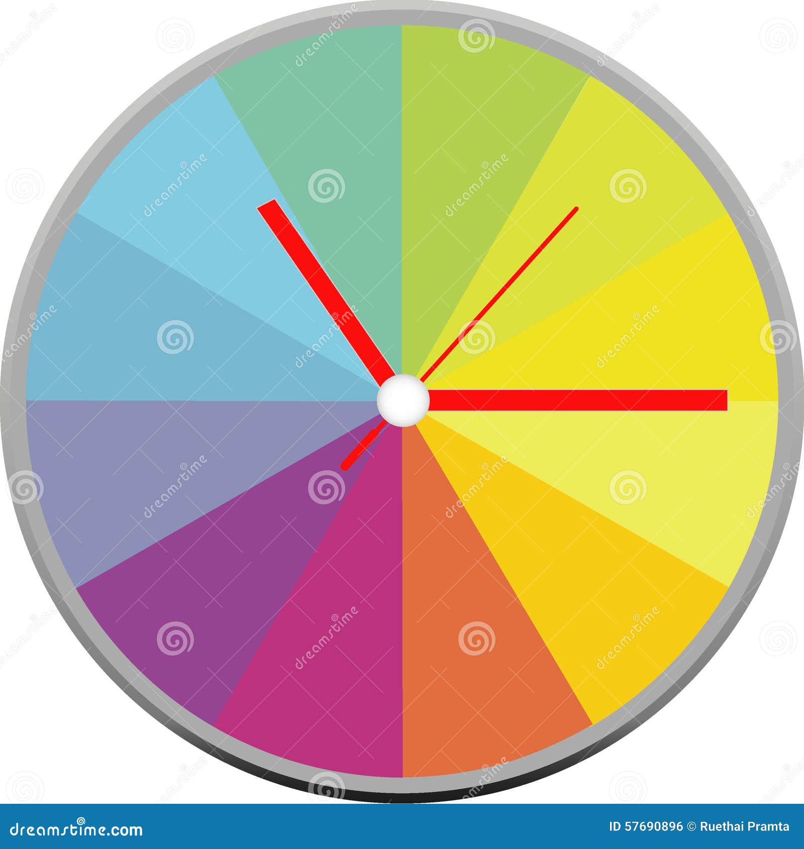 Creative Clock Face Design. Stock Vector - Illustration of arrow ...