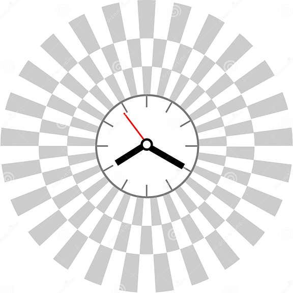 Creative Clock Face Design. Stock Vector - Illustration of black ...
