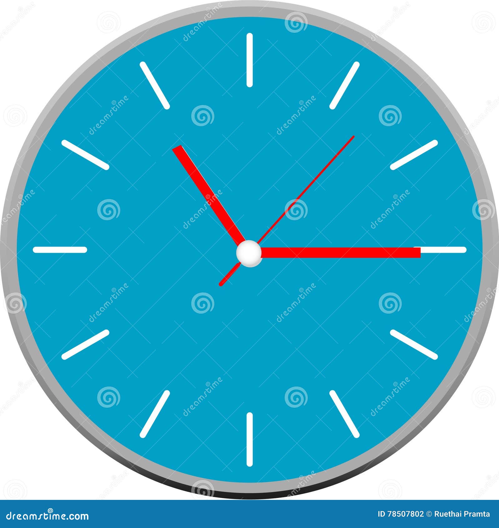 Creative Clock Face Design. Stock Vector - Illustration of icon, minute ...