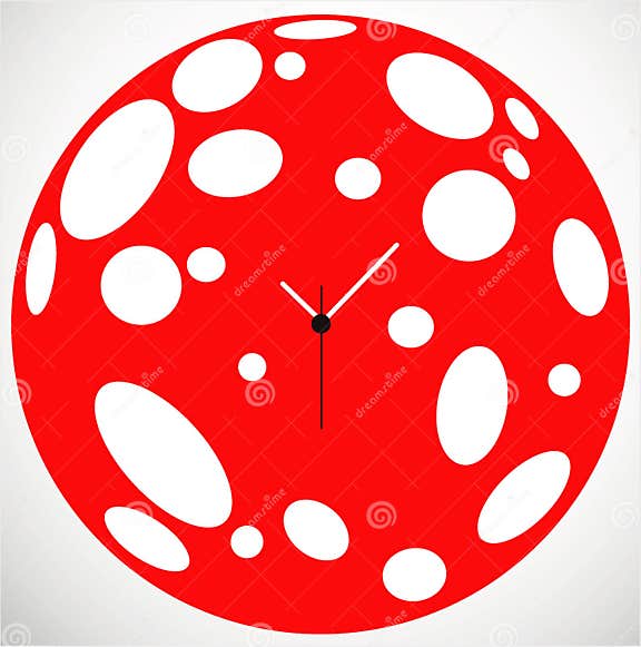 Creative Clock Face Design. Stock Vector - Illustration of abstract ...