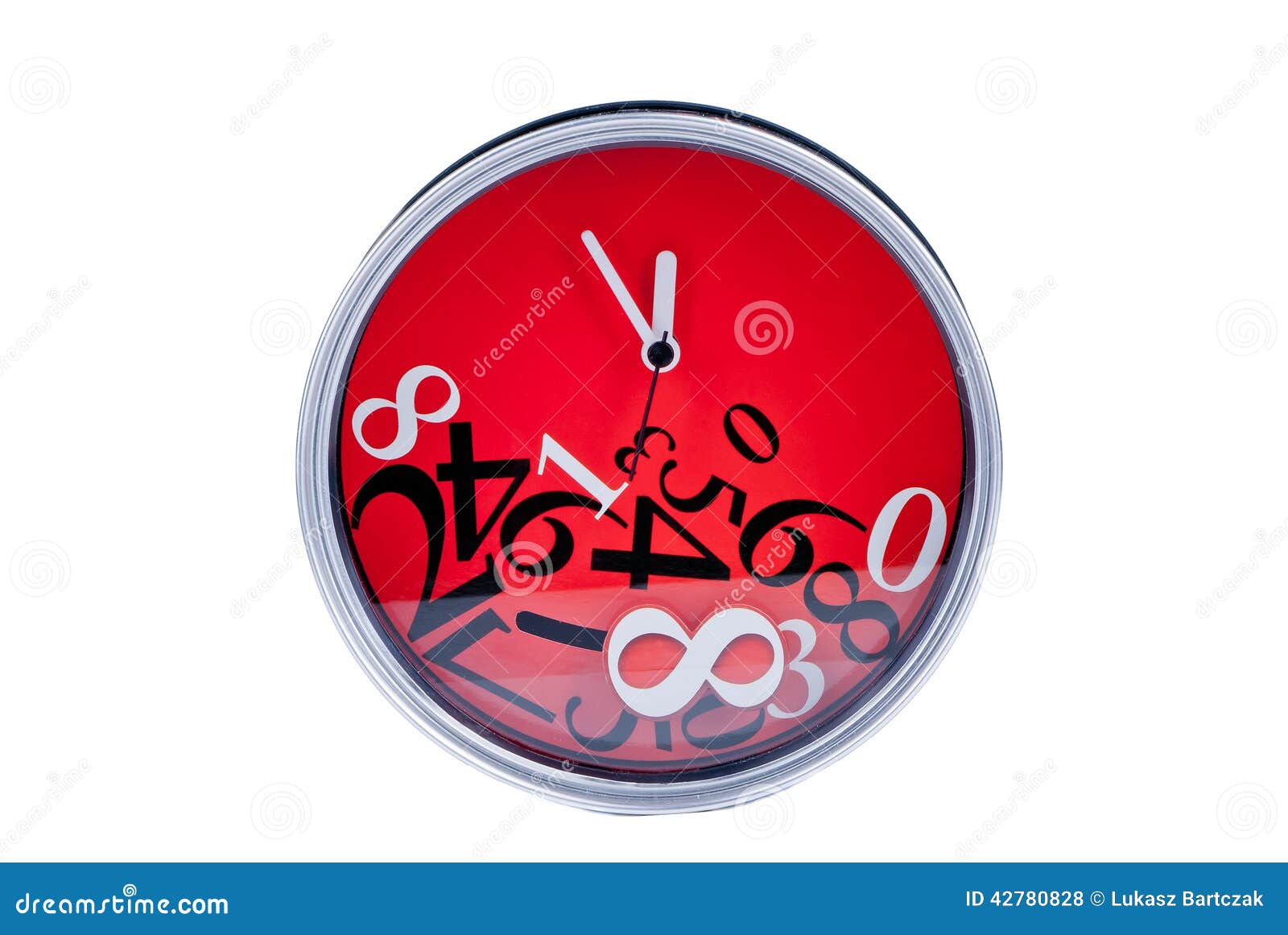 Creative clock isolated stock photo. Image of last, clock - 42780828