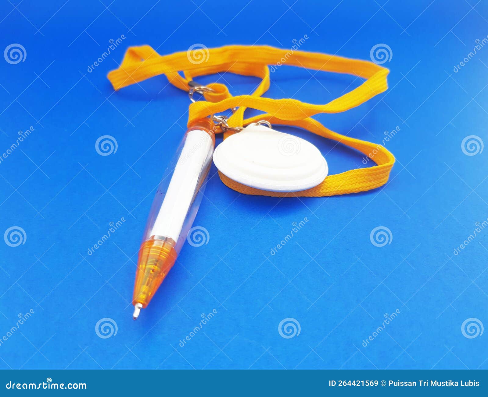 A Creative Close Up Image of a Unique Pen with Yellow String ...