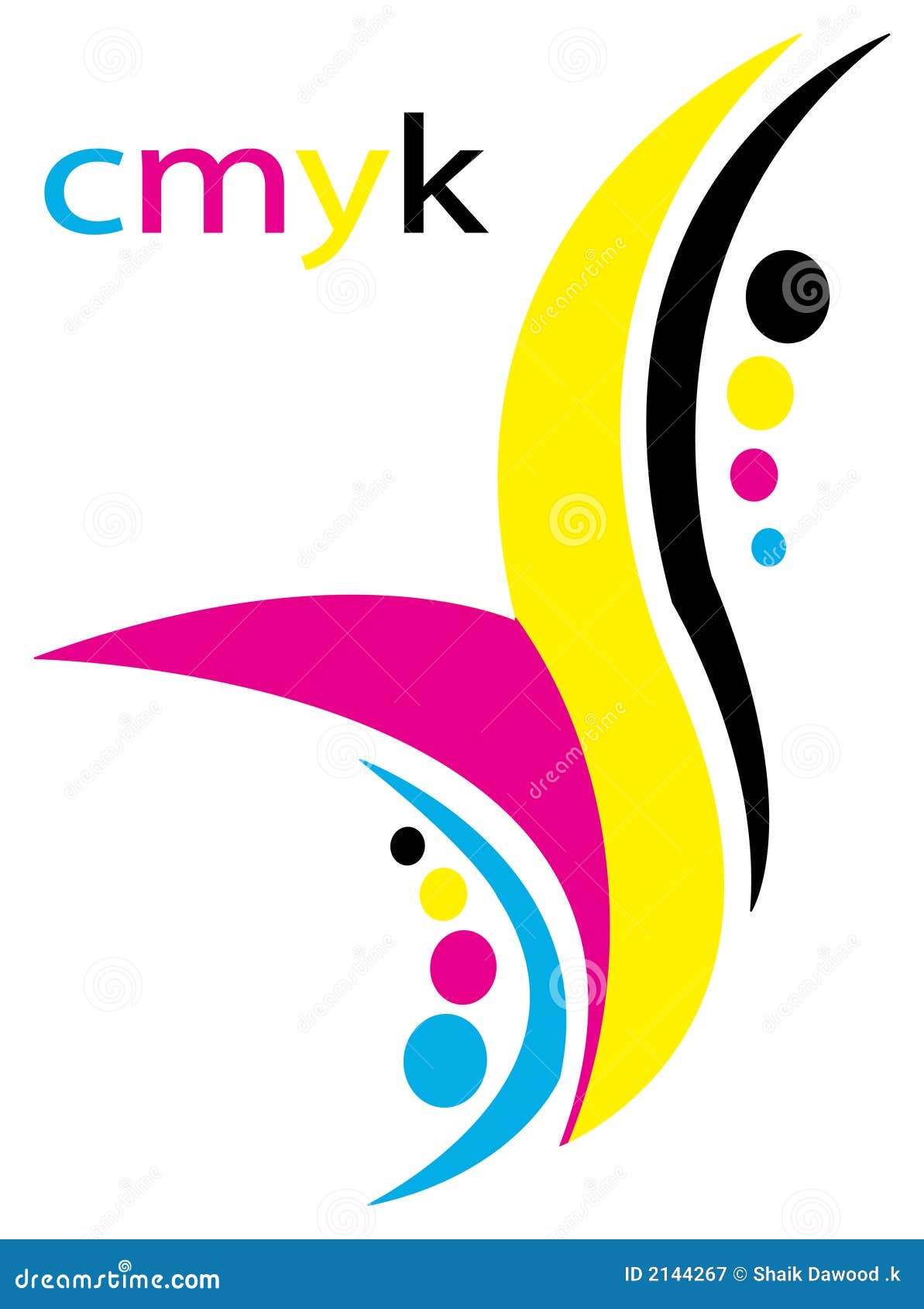 Creative Cmyk design stock vector. Illustration of appealing - 2144267