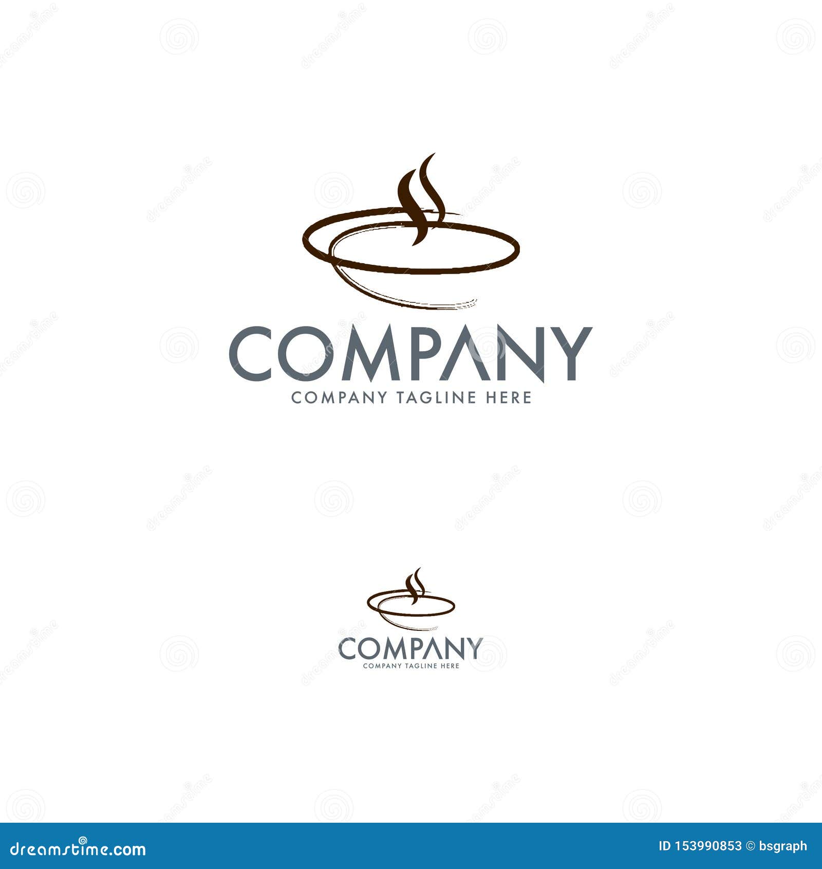 Creative Coffee Logo Design Template Stock Vector - Illustration of ...