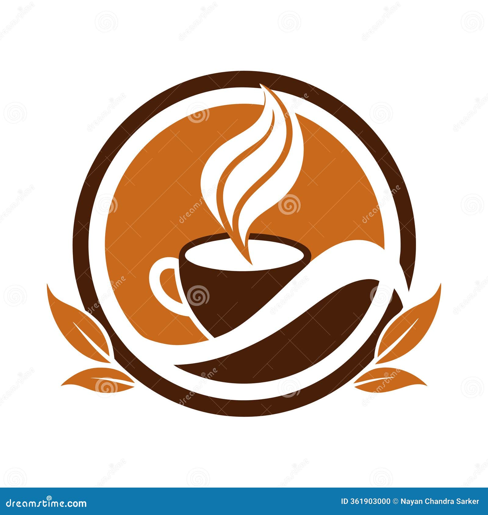 Creative Coffee Logo Vector Art Illustration Stock Illustration ...