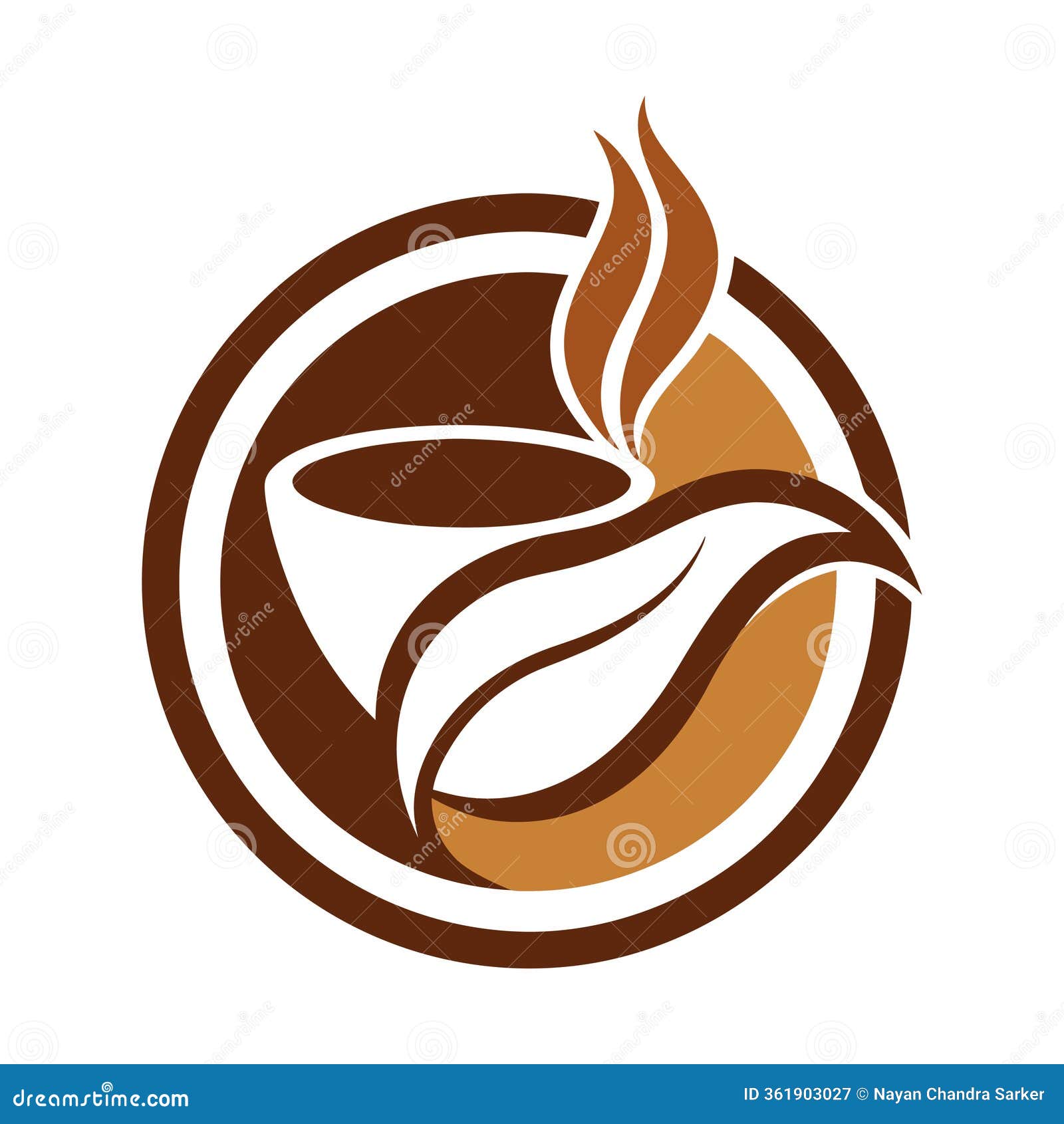 Creative Coffee Logo Vector Art Illustration Stock Illustration ...