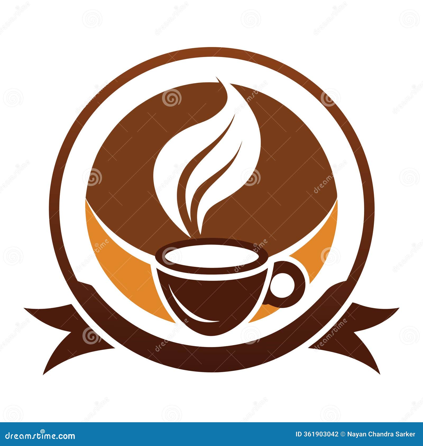 Creative Coffee Logo Vector Art Illustration Stock Illustration ...