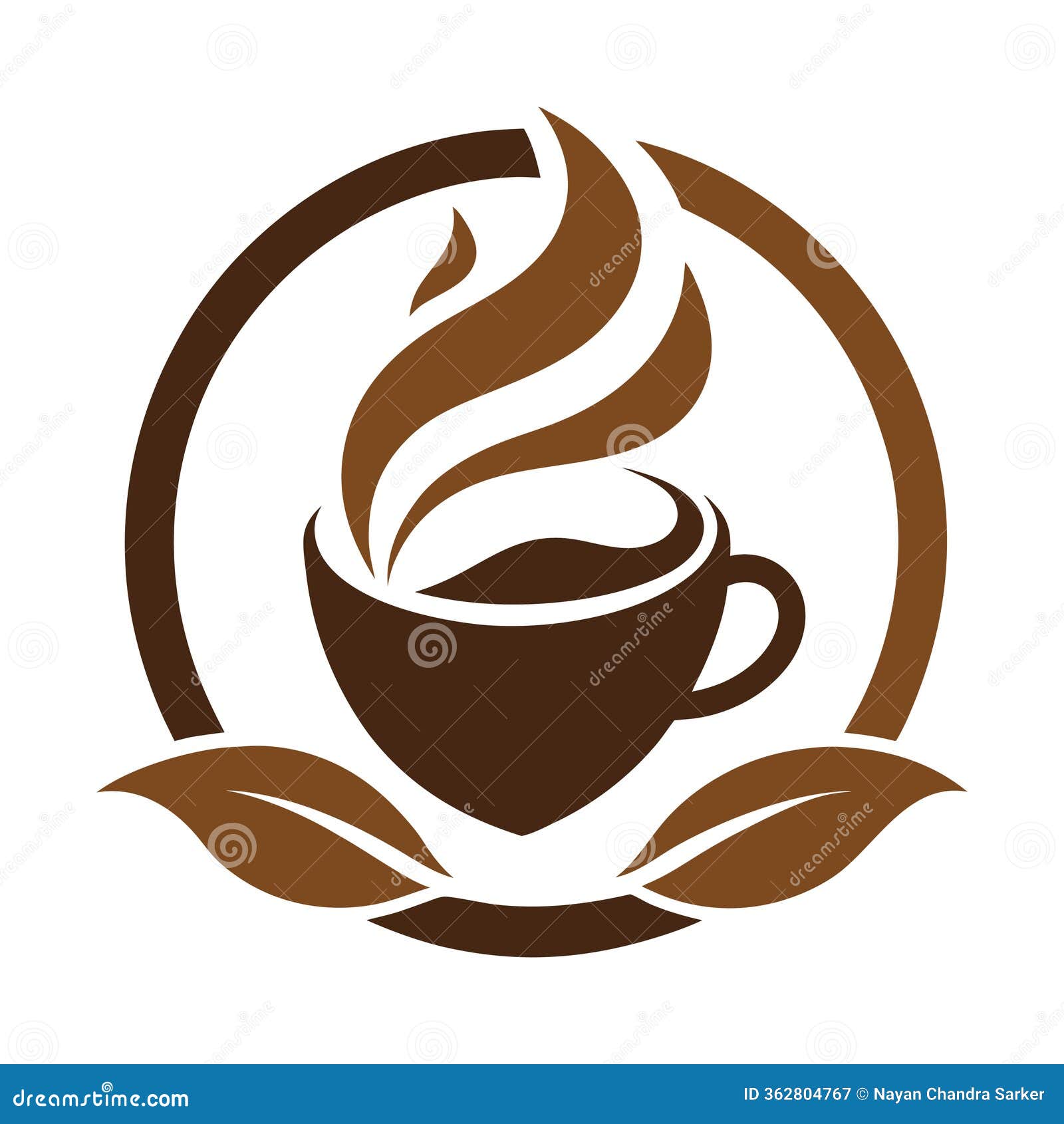 Creative Coffee Logo Vector Art Illustration Stock Illustration ...