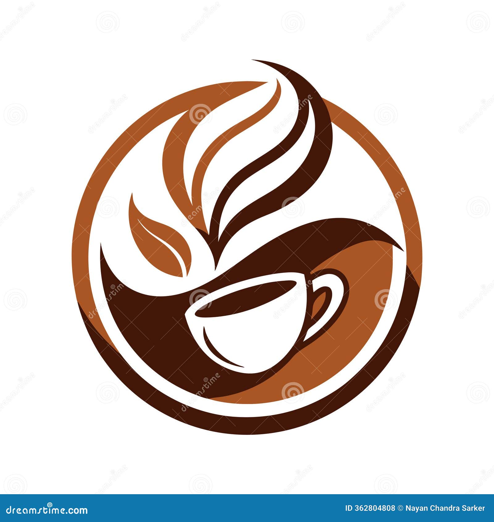 Creative Coffee Logo Vector Art Illustration Stock Illustration ...