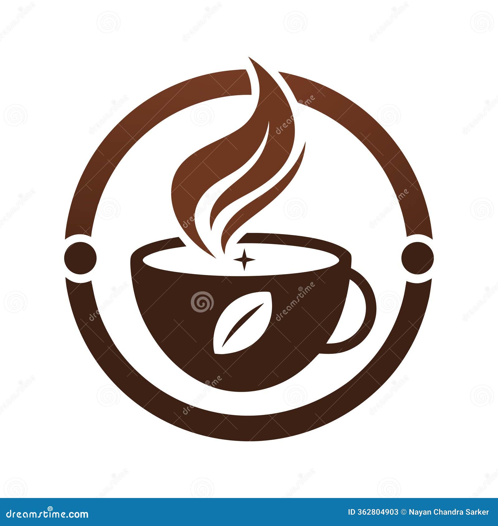 Creative Coffee Logo Vector Art Illustration Stock Illustration ...