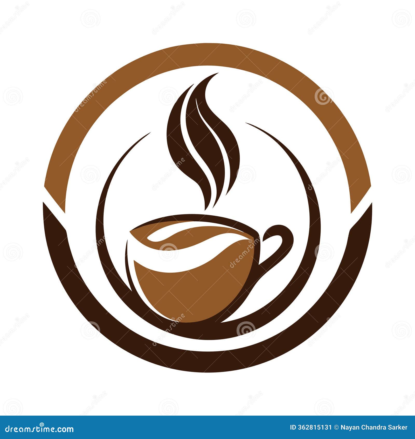 Creative Coffee Logo Vector Art Illustration Stock Illustration ...