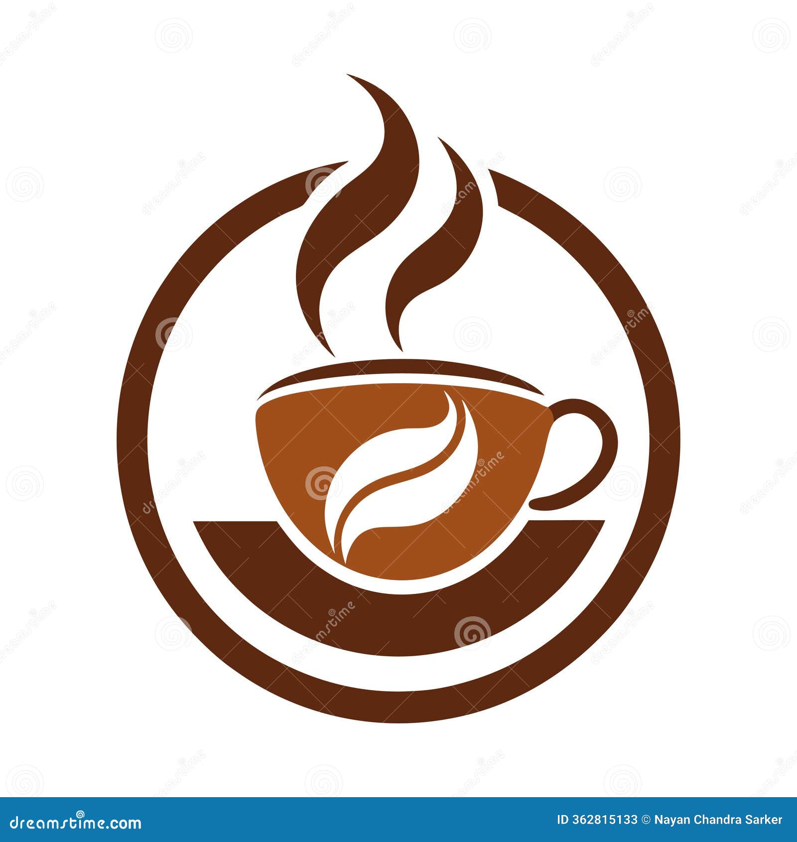 Creative Coffee Logo Vector Art Illustration Stock Illustration ...