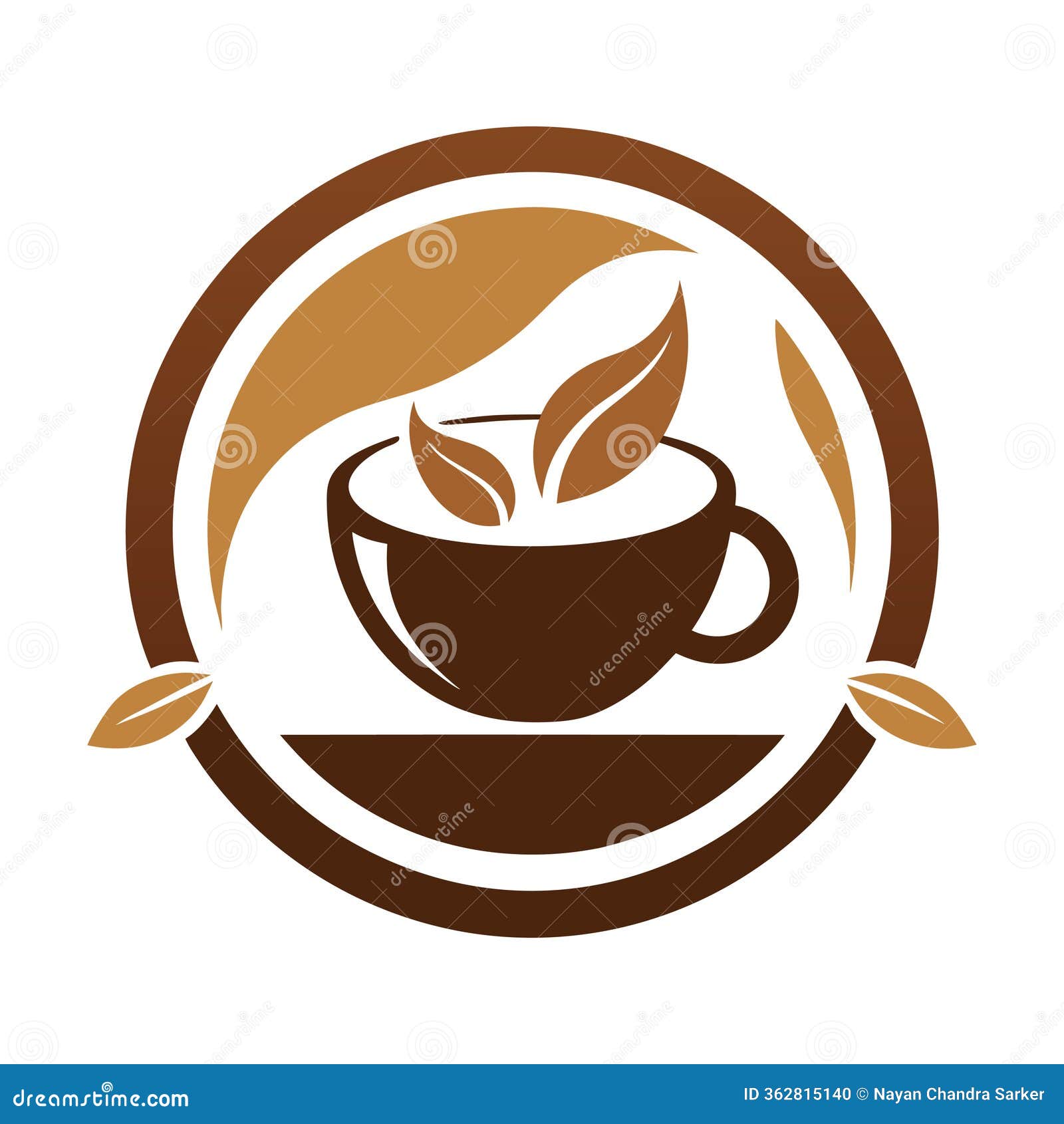 Creative Coffee Logo Vector Art Illustration Stock Illustration ...