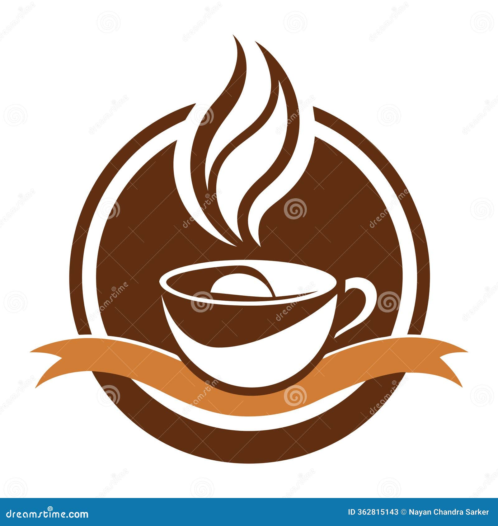Creative Coffee Logo Vector Art Illustration Stock Illustration ...