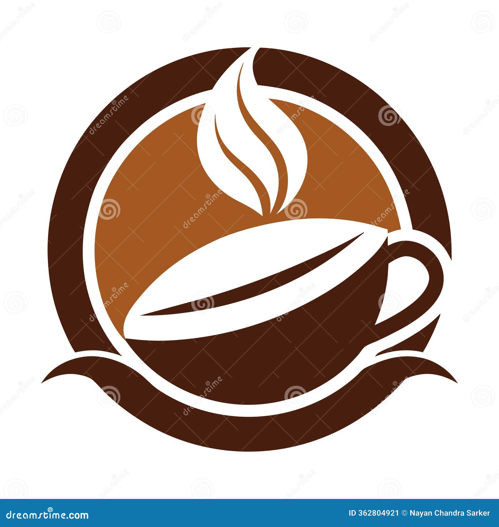 Creative Coffee Logo Vector Art Illustration Stock Illustration ...