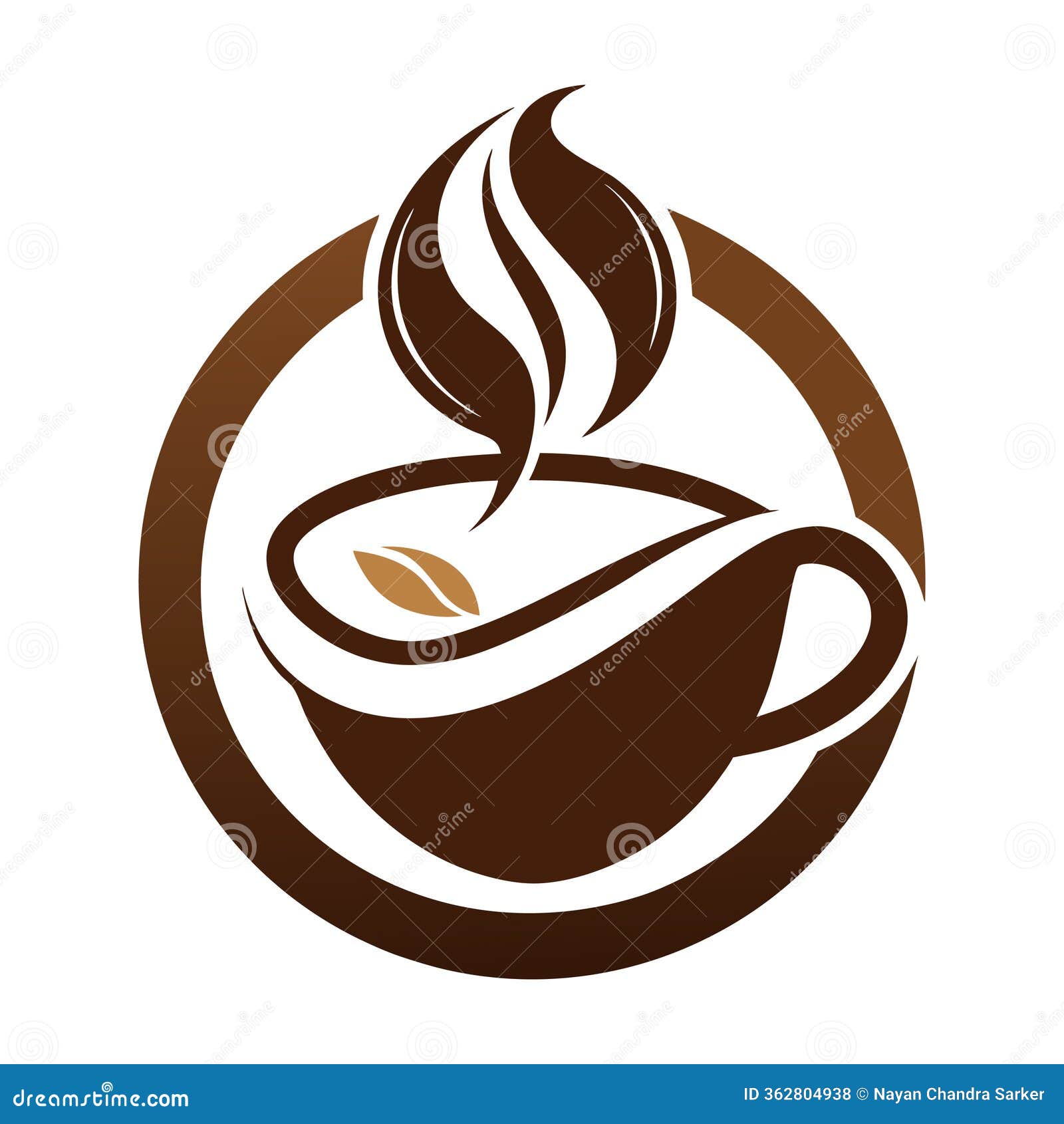 Creative Coffee Logo Vector Art Illustration Stock Illustration ...