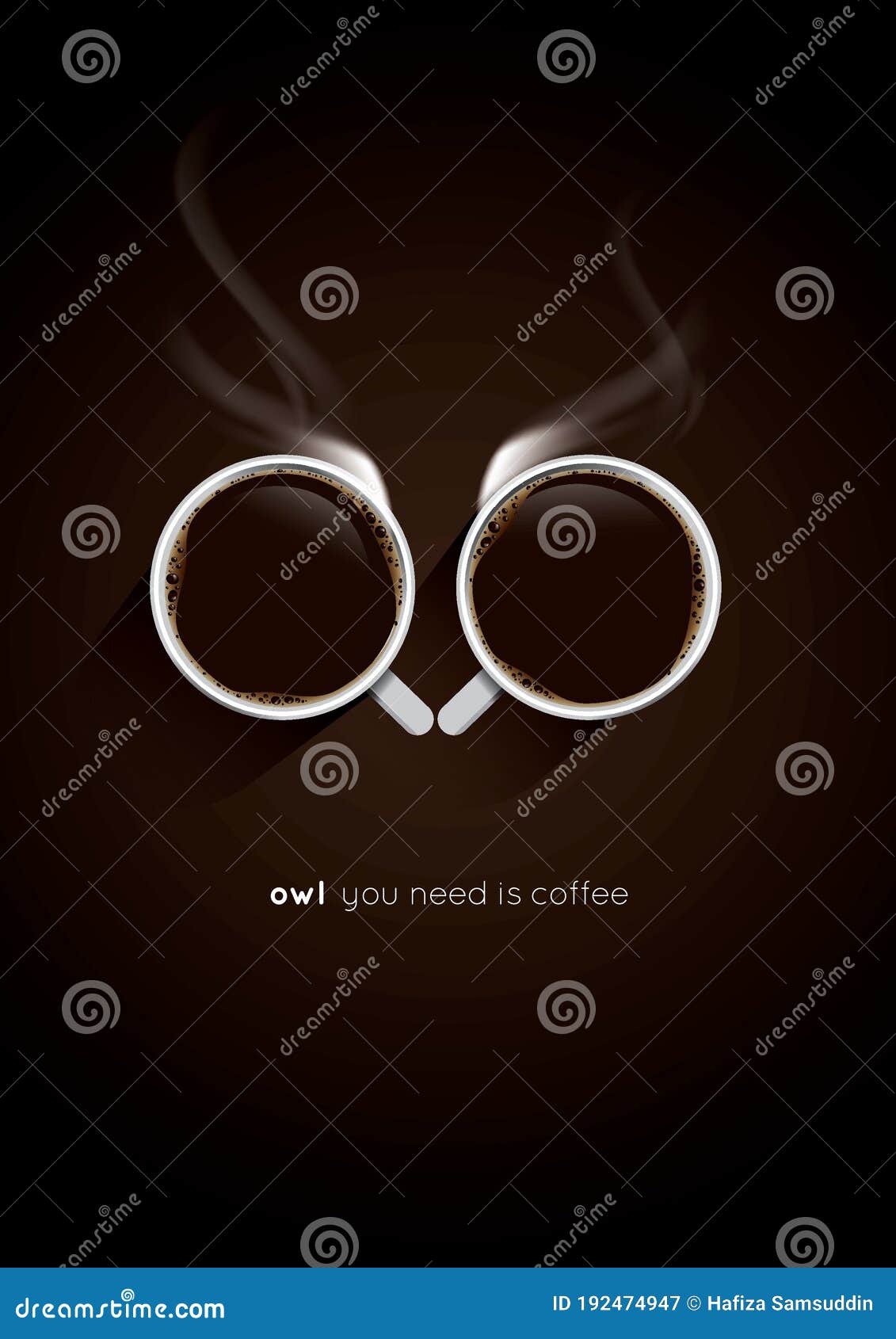 Creative Coffee Poster. Vector Illustration Decorative Design Stock ...