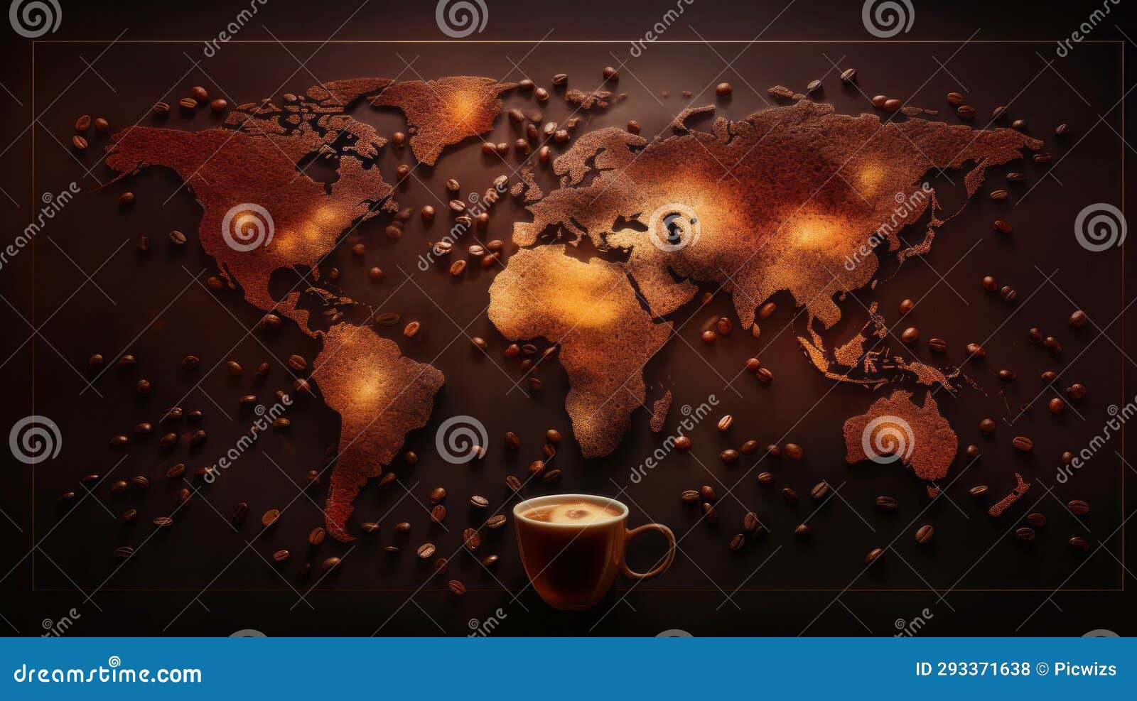 Schematic Map Of The World Regions IALA Buoyage System Vector ...