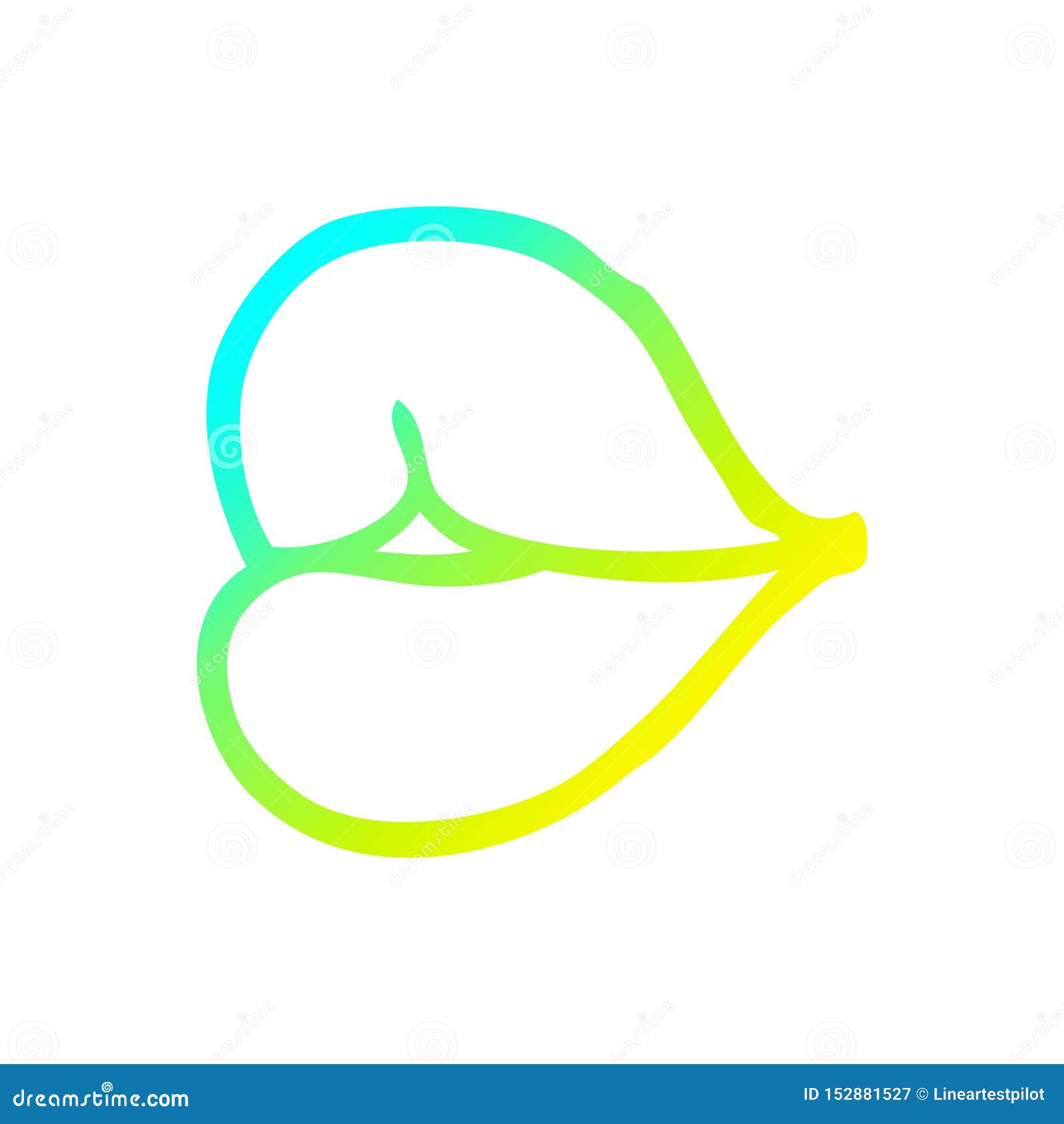 A Creative Cold Gradient Line Drawing Cartoon Red Lips Stock Vector ...