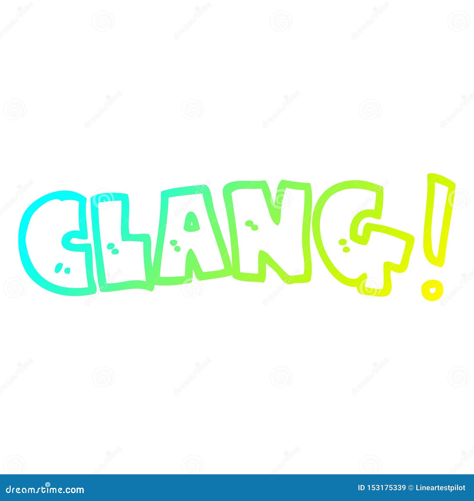 Word Clang On Comic Cloud Explosion Background Vector Illustration ...