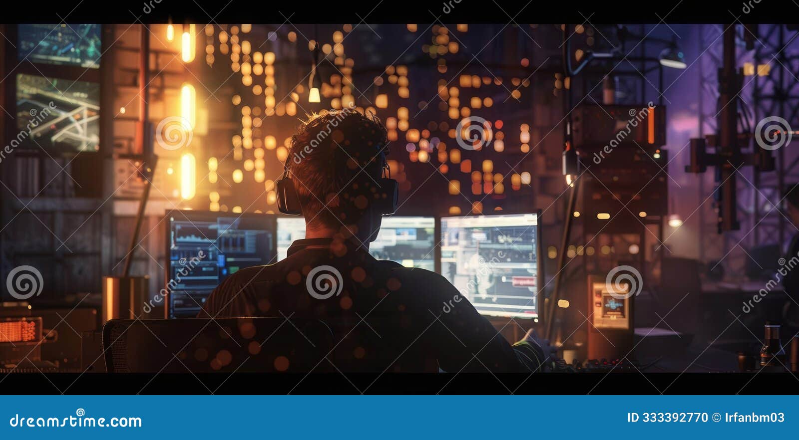 Creative Collaboration. Game Designer Developing a Game Storyline ...