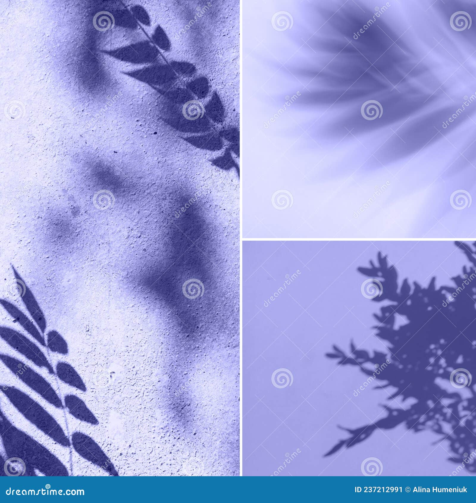 Creative Collage with Plants in Trendy Very Pery Color of the 2022 ...