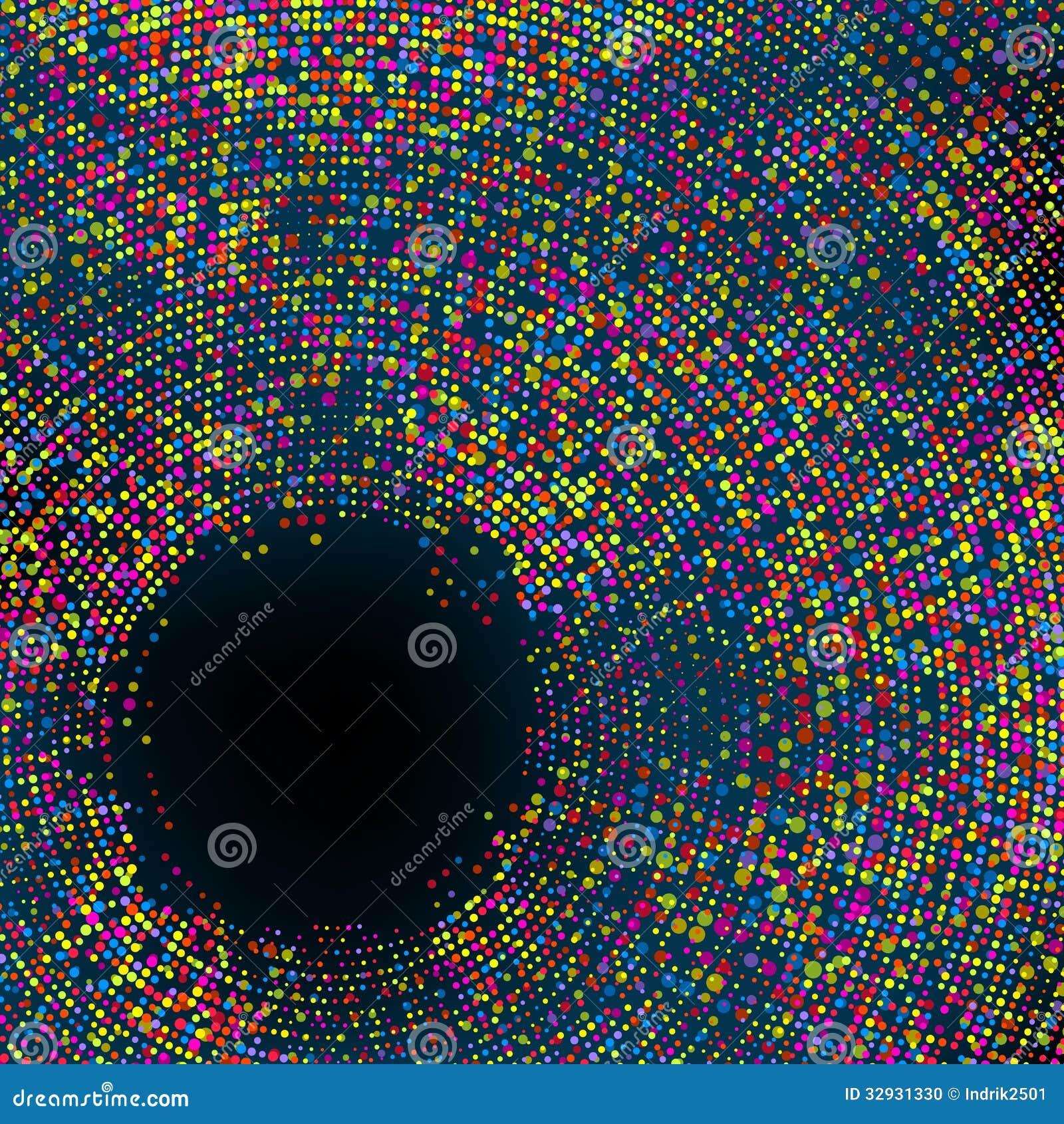 Creative Color Abstract Art Circles Design. Stock Vector - Illustration ...