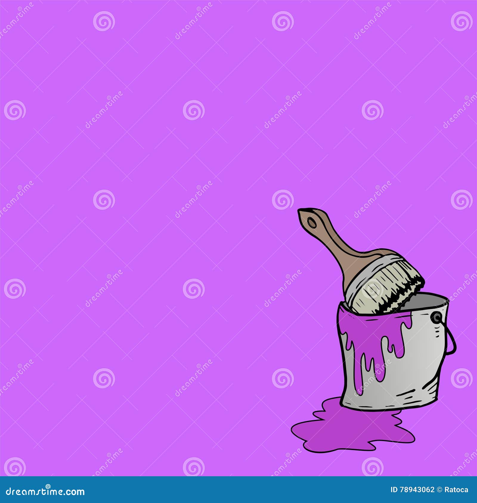 Creative Color Bucket Paint Stock Vector - Illustration of design ...