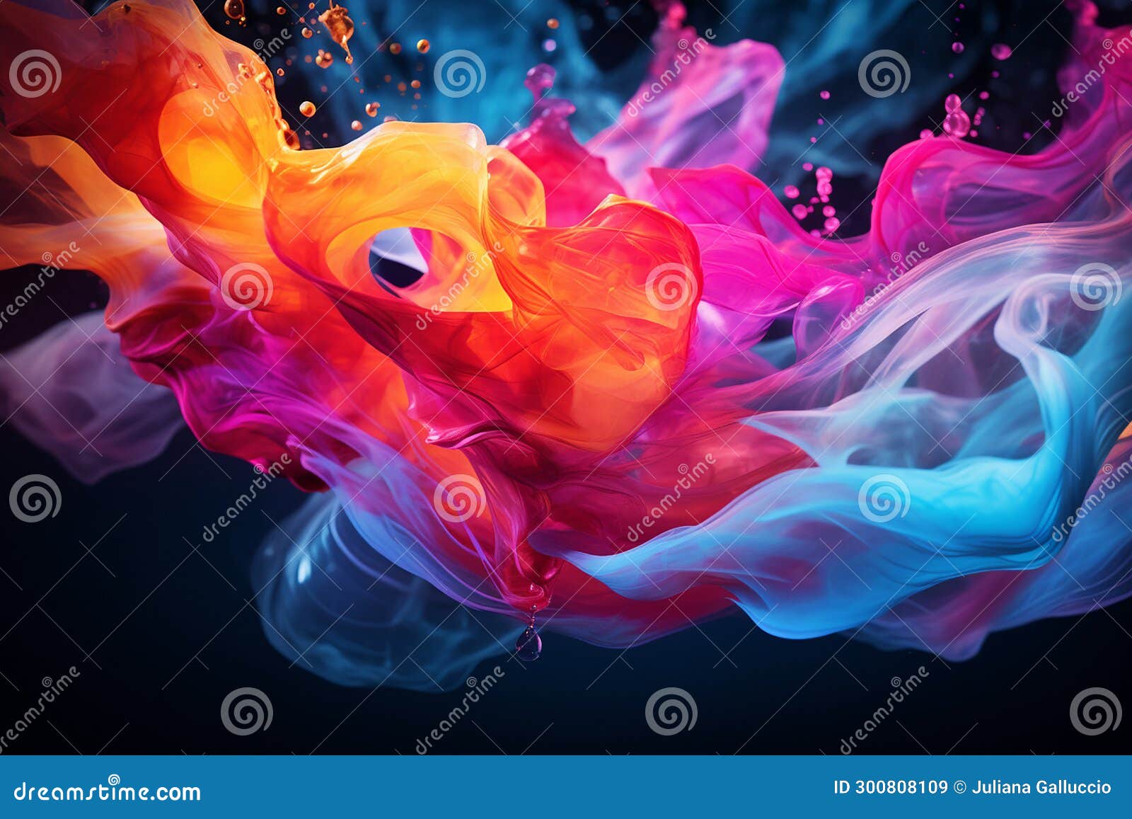 Creative Color Explosion Background Stock Illustration - Illustration ...