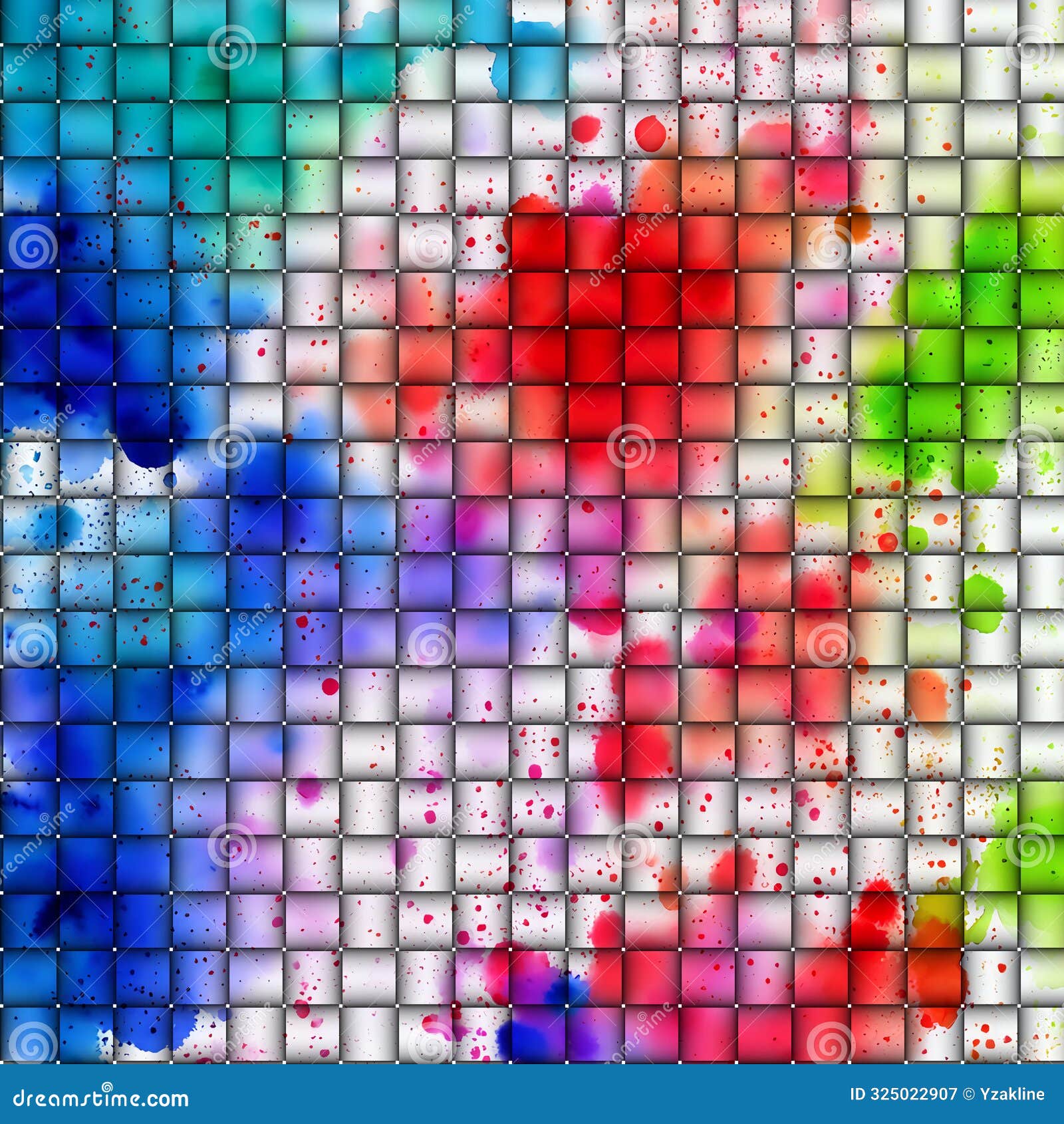 Creative Color Splash Composition Background 1 Stock Illustration ...