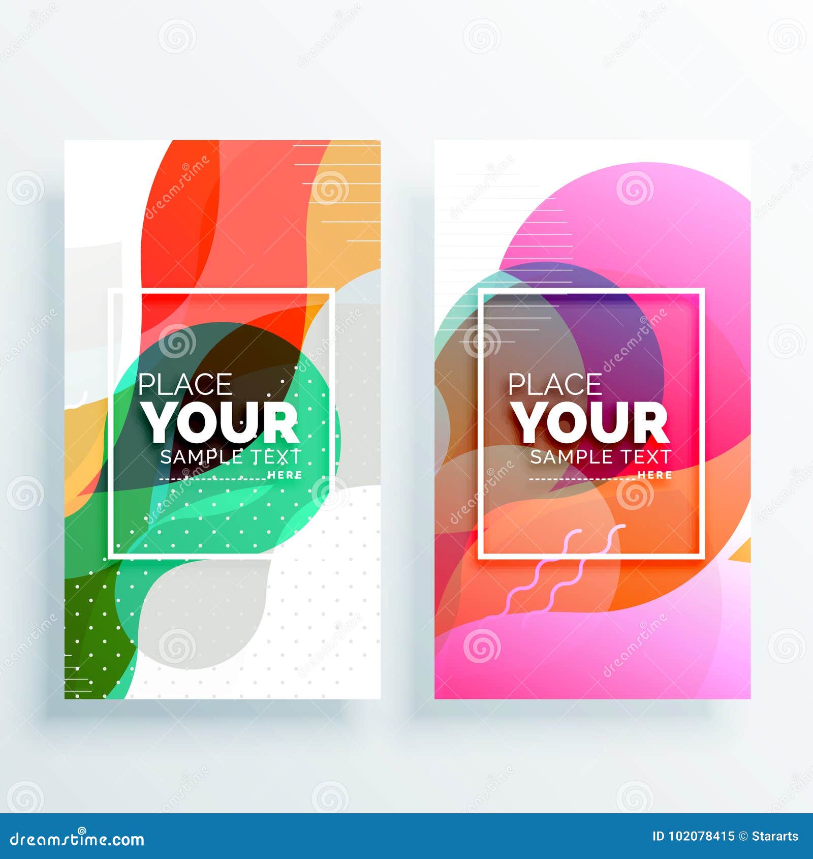 Creative Colorful Abstract Banners Set Stock Vector - Illustration of ... Creative Colorful Abstract Banners Set Stock Vector - Illustration of ...