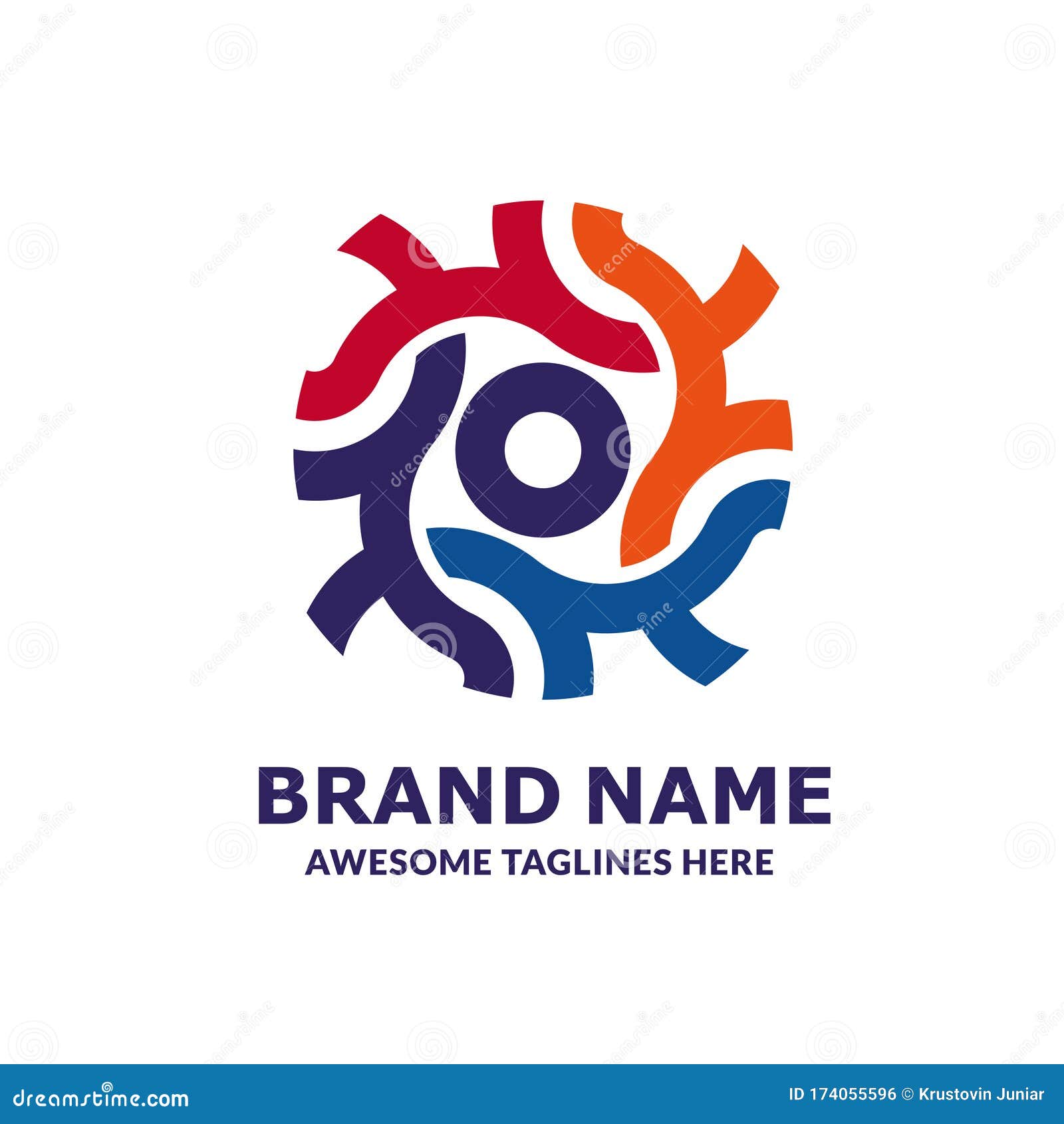 Creative Unity Logo Design Vector Template Illustration. Teamwork ...