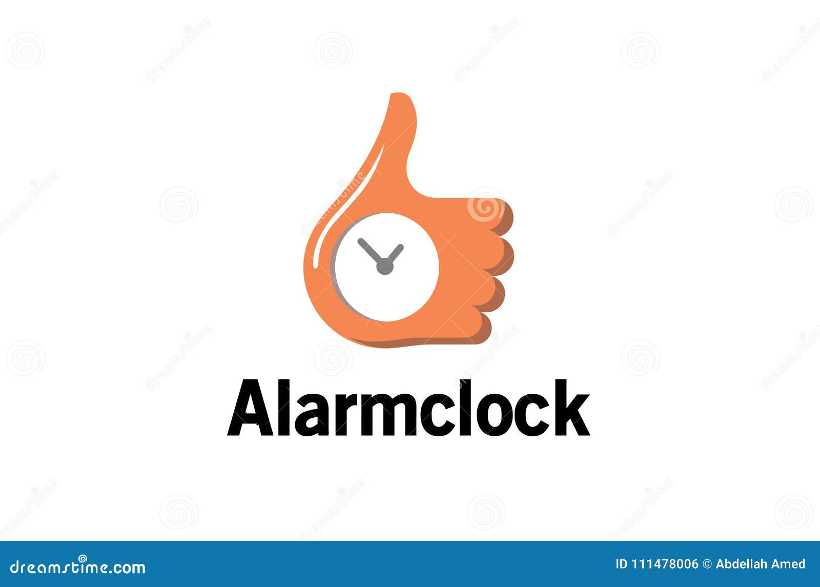 Creative Chronometer Hand Symbol Logo Stock Vector - Illustration of ...