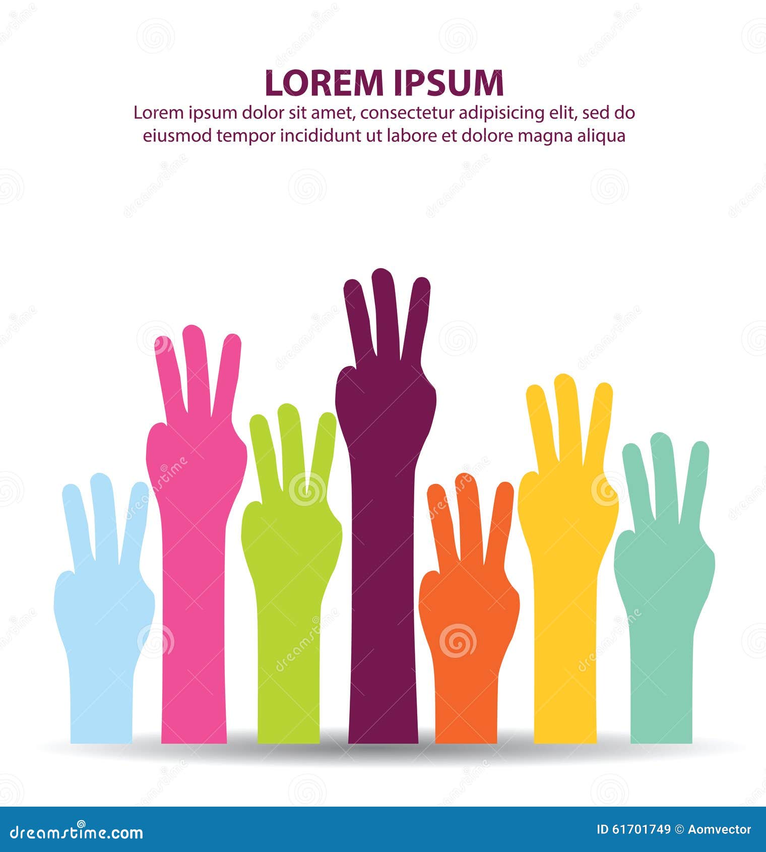 Three Finger Salute Sign Isolated On Transparent Background. Vector ...