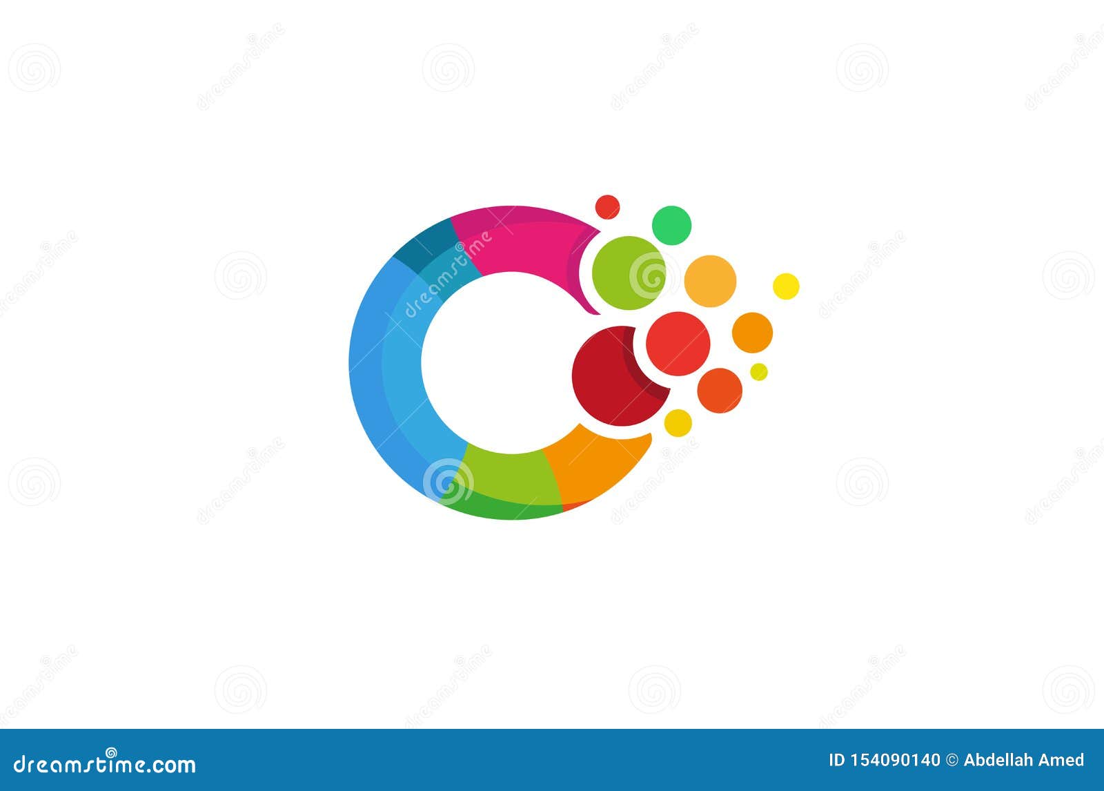 Creative Colorful Pixel Letter Logo Design Vector Symbol Illustration ...