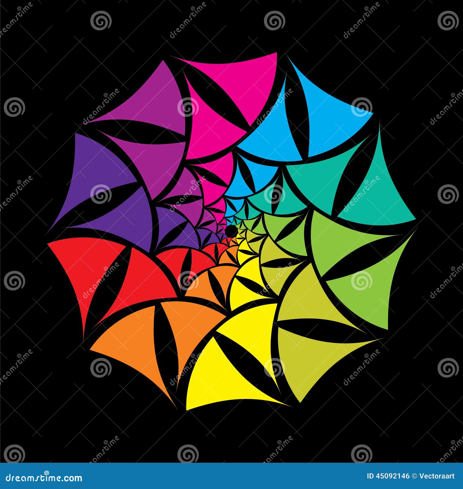 Creative Colorful Shape Design Stock Vector - Illustration of banner ...