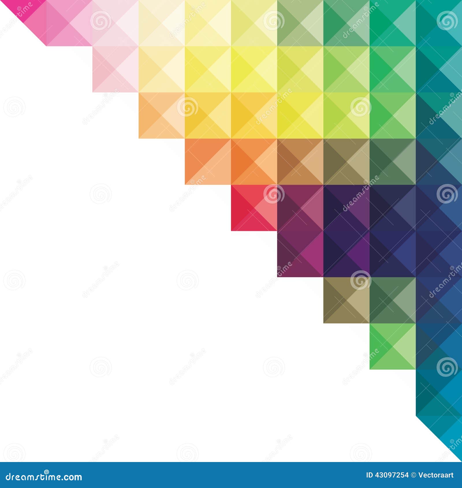 Creative Colorful Triangular Design Banner Design Stock Vector ...