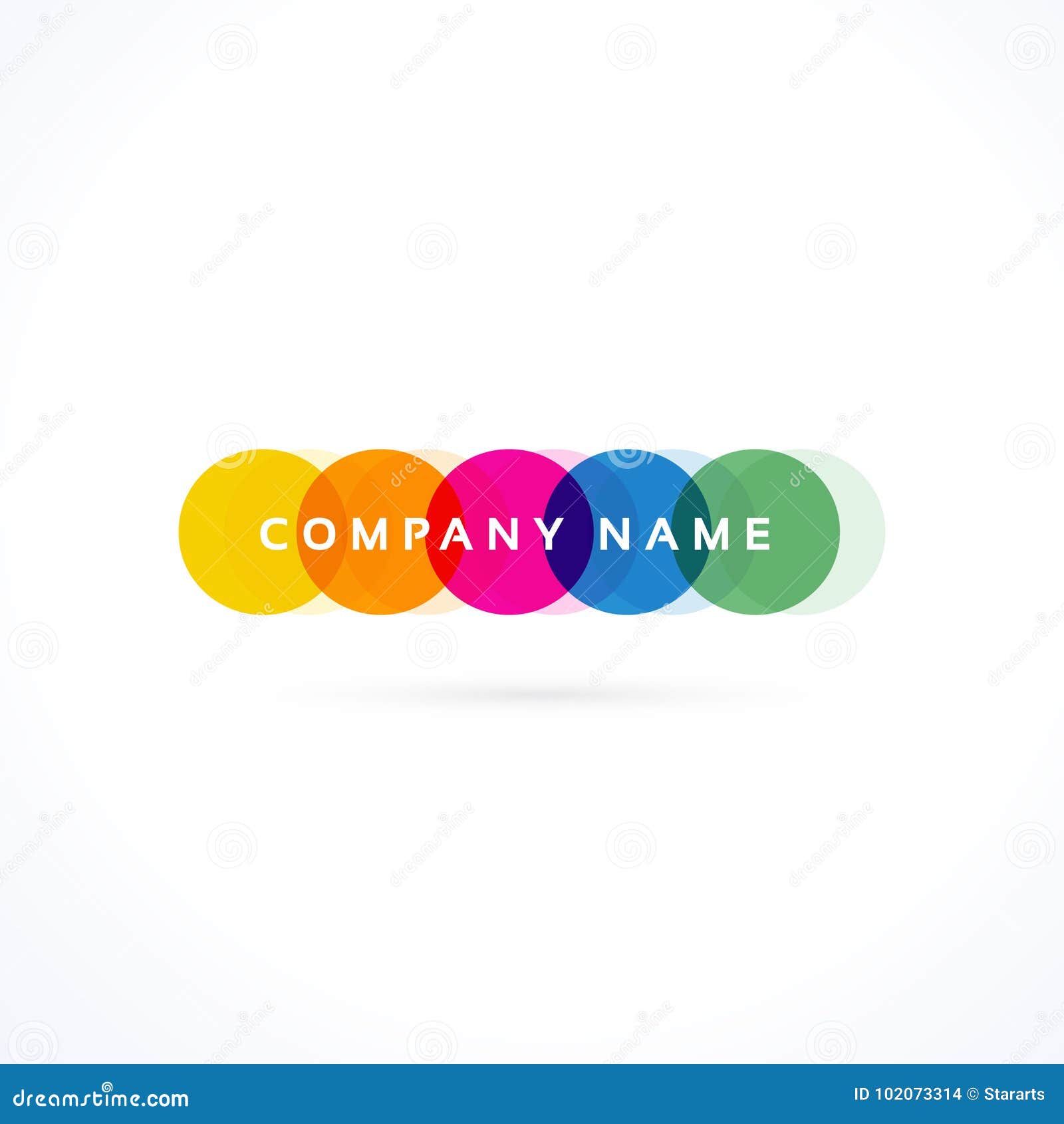 Creative Colorful Vibrant Logo Stock Vector - Illustration of vibrant ...