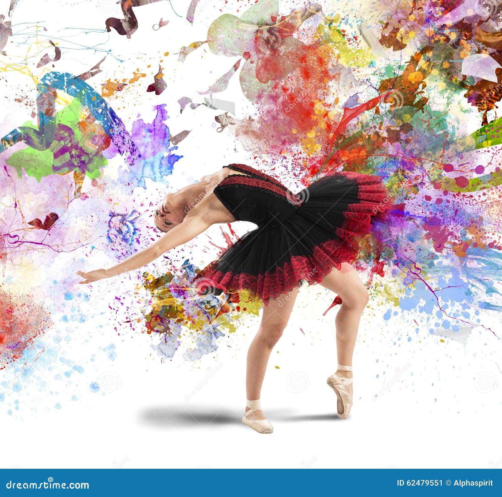 Creative colourful dancer stock image. Image of musical - 62479551